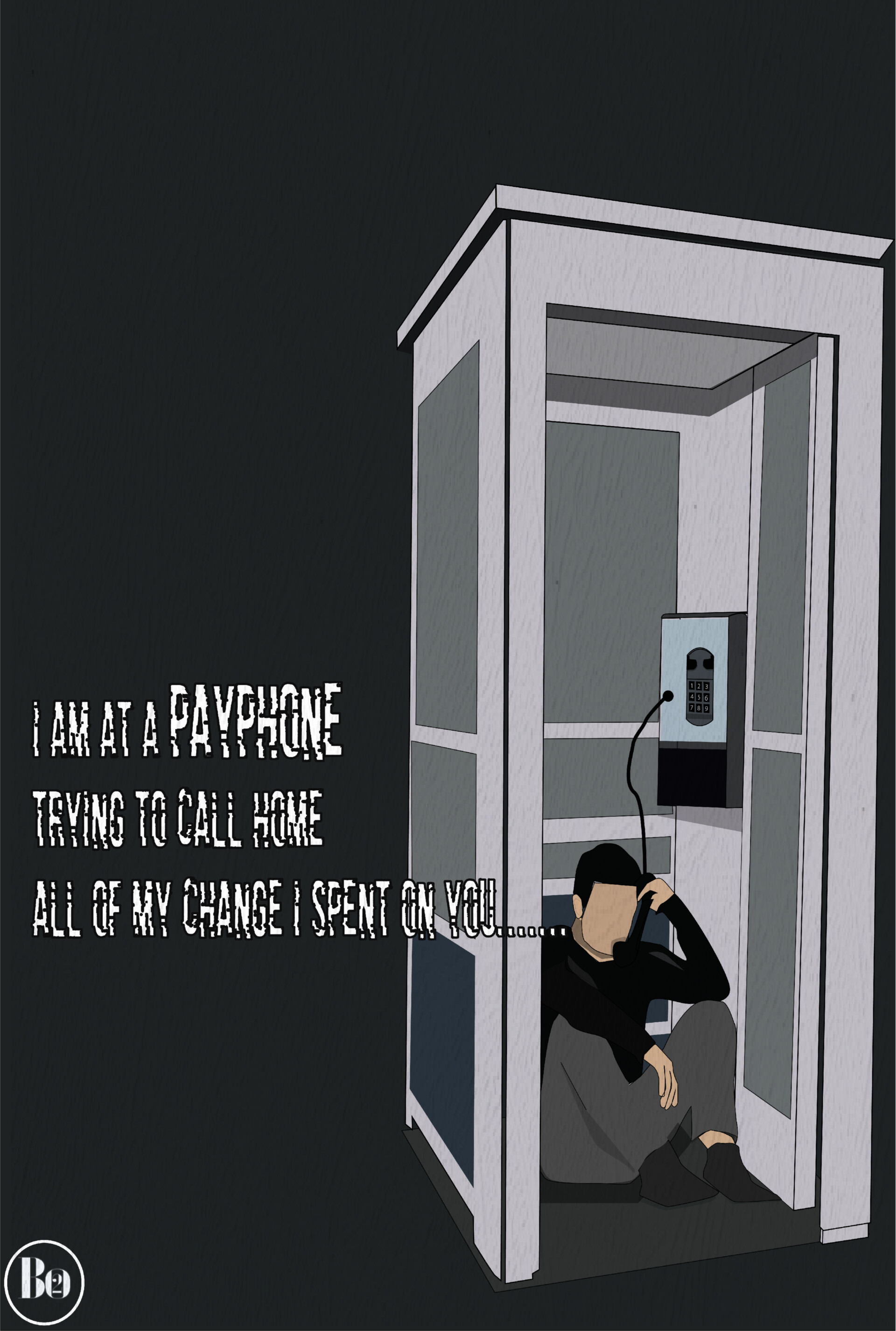 ArtStation - Illustration of song "PayPhone"