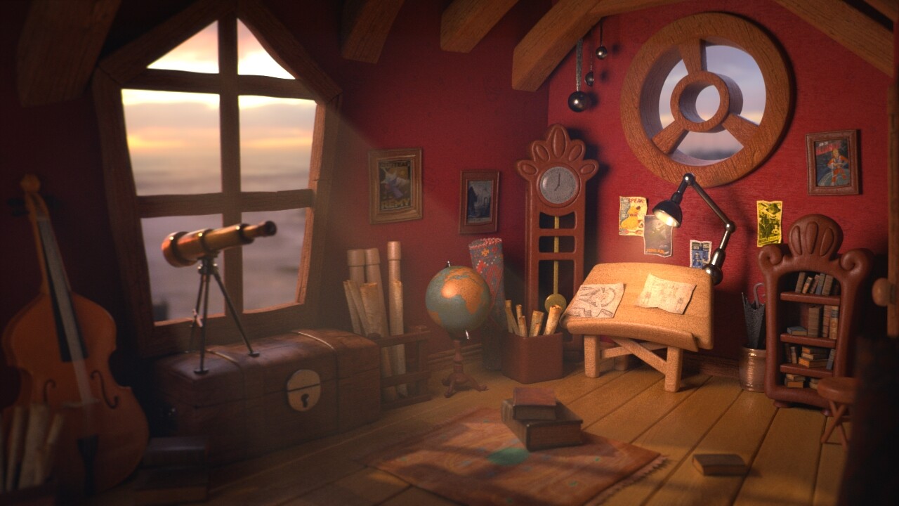 ArtStation - "The Attic"