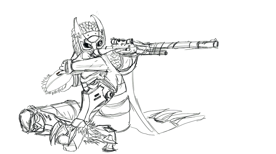 how to draw ana from overwatch