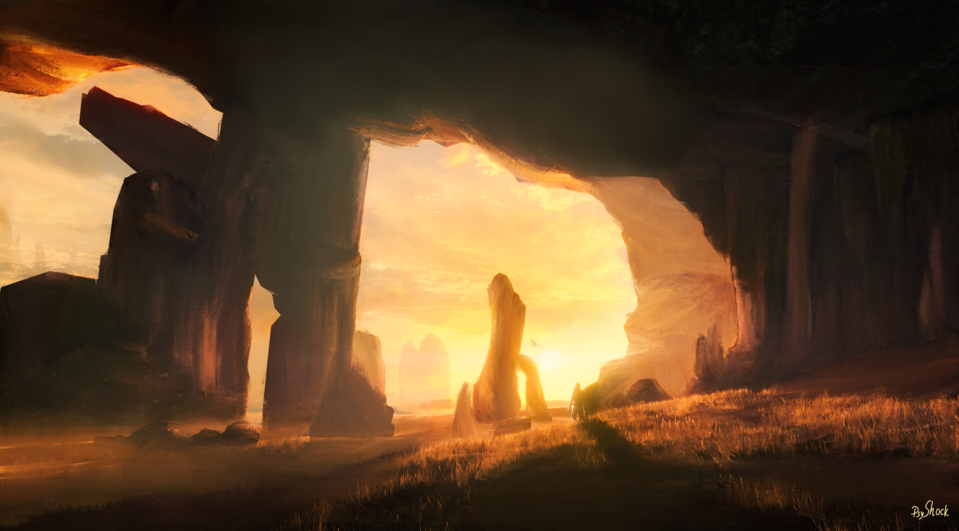 ArtStation - Cave exploring