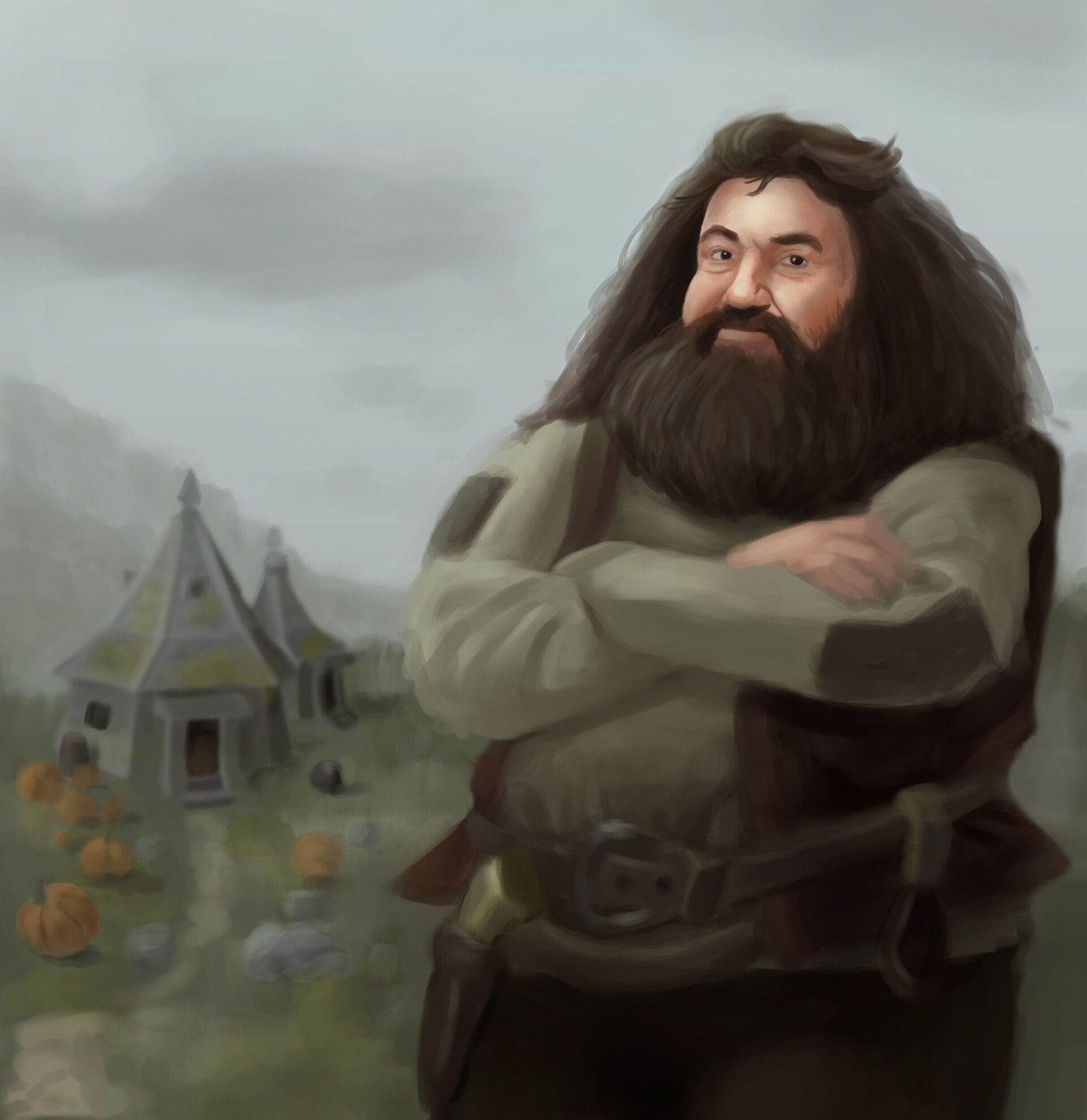 ArtStation - Rubeus Hagrid