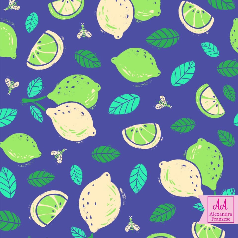 Alexandra Franzese - Lime Pattern
