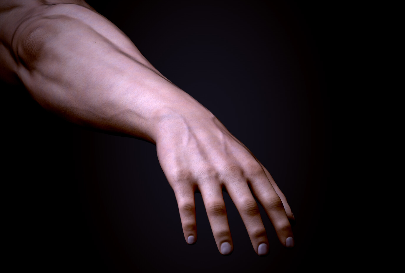 ArtStation - realistic male hand