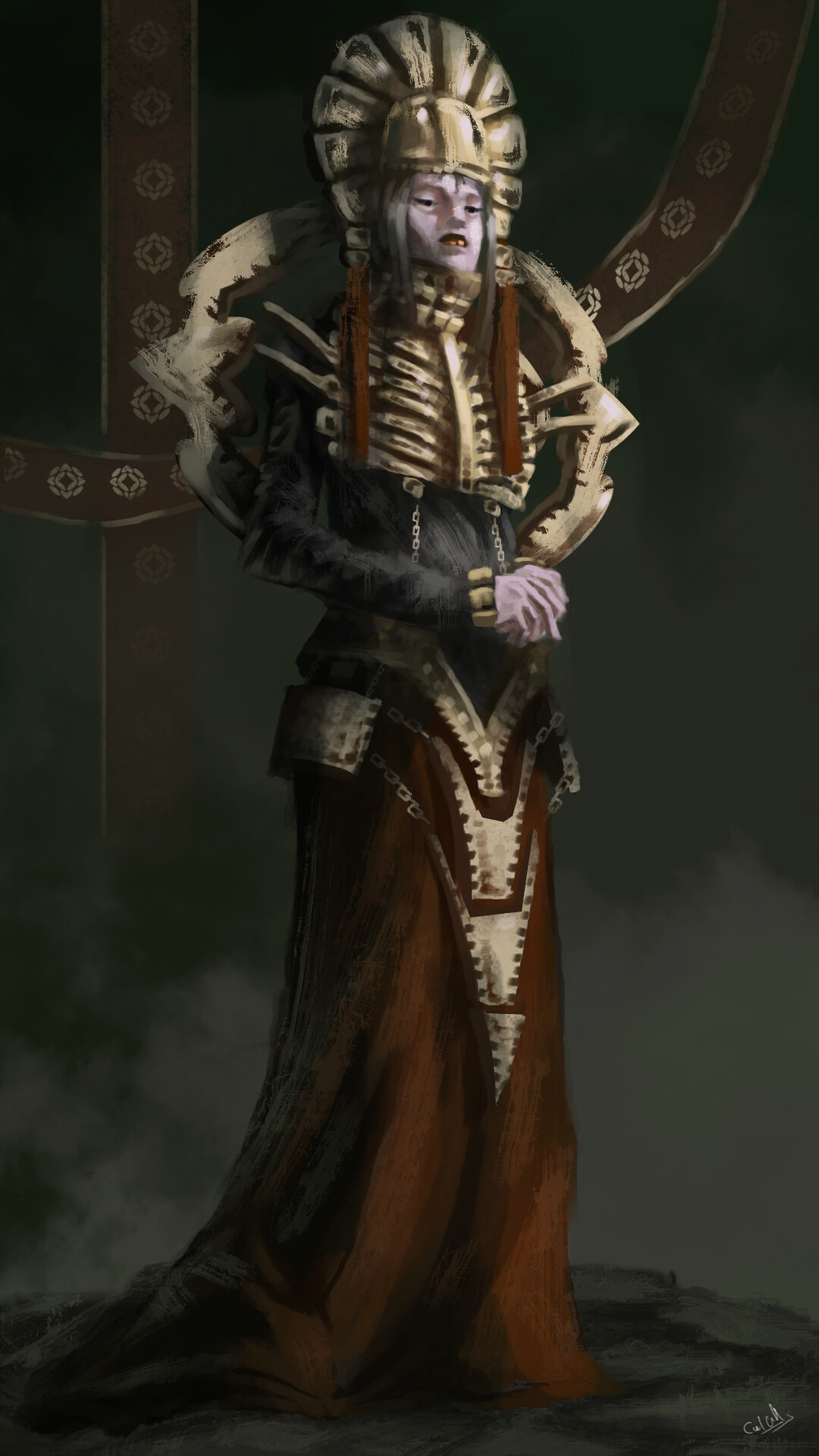 ArtStation - The incarnation of the present: The Fate, Verdandi (''What ...