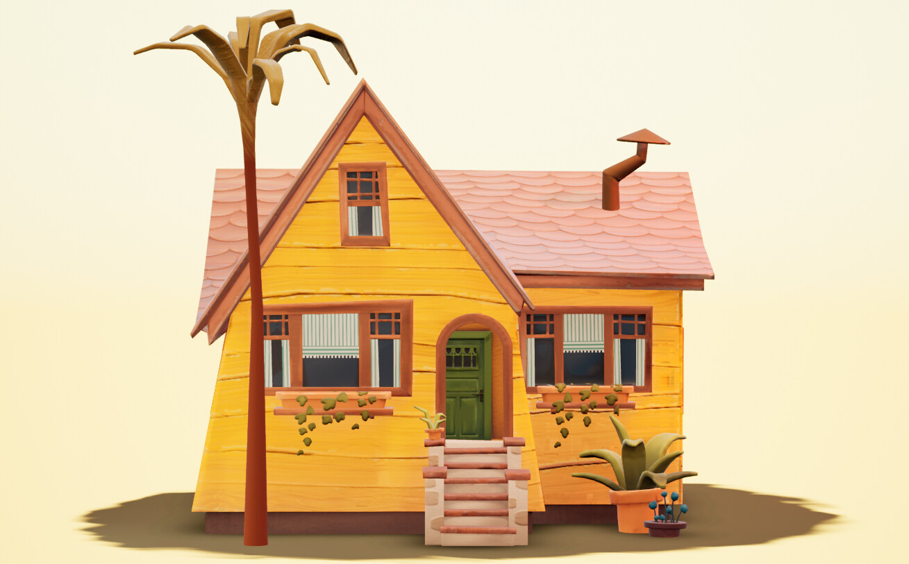 ArtStation - Yellow House