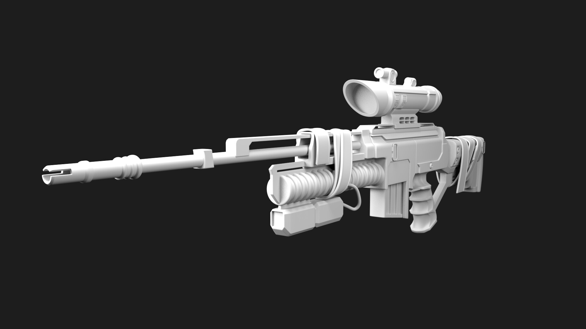 Roman Karoly - Futuristic Rifle