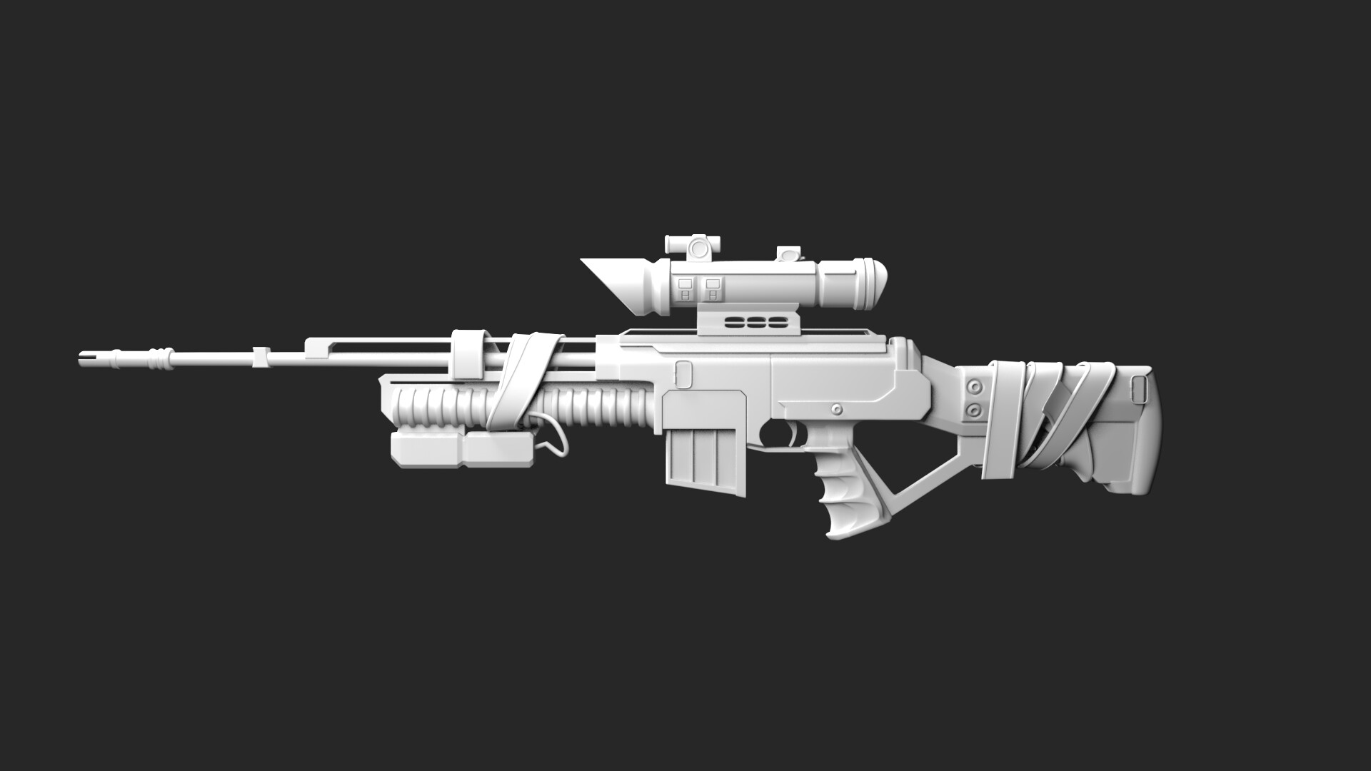 Roman Karoly - Futuristic Rifle