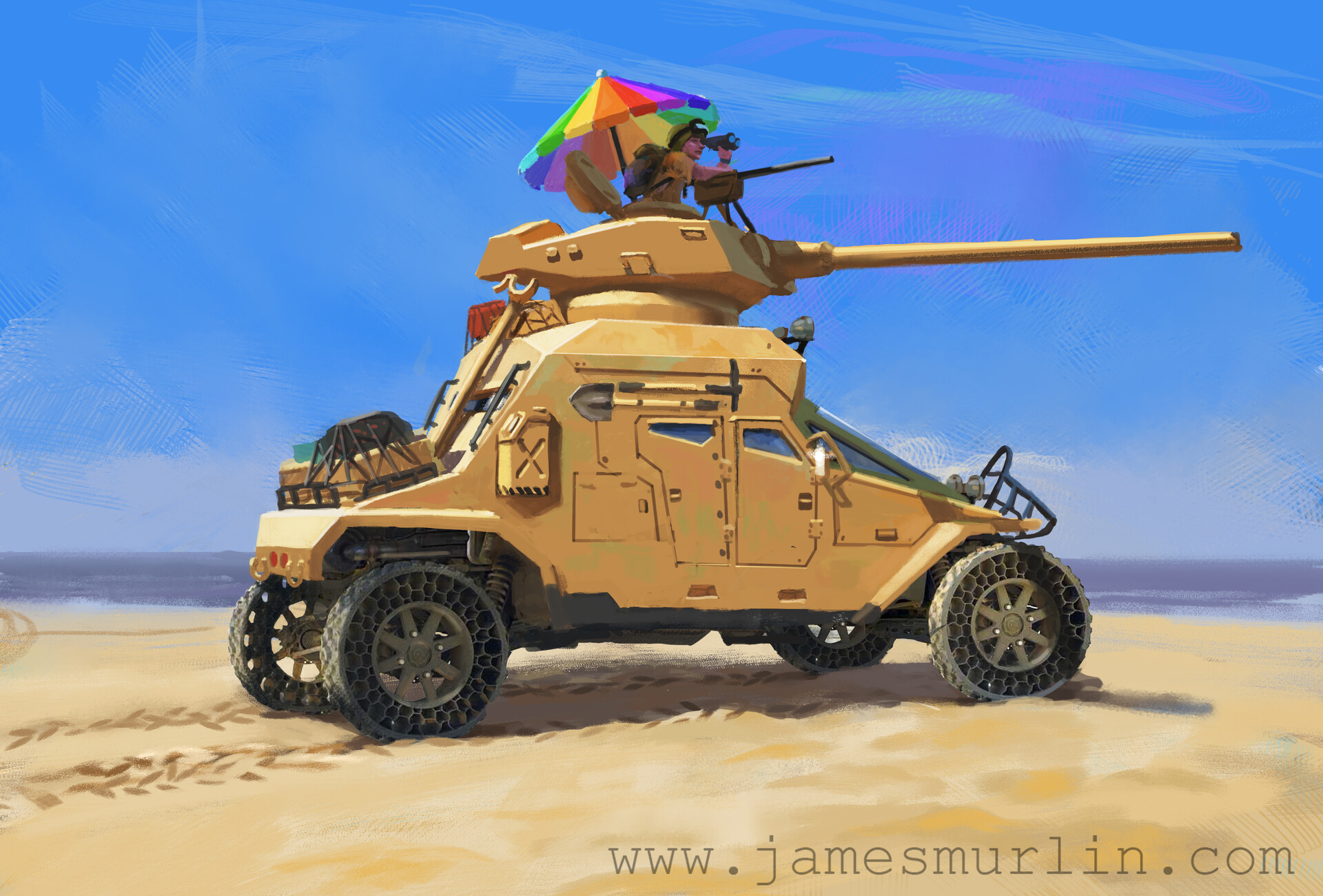 [OC] Doom and Gundam mash-up, made as a commission : ImaginaryVehicles