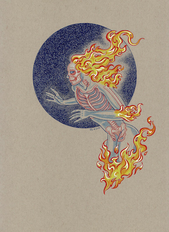 ArtStation - Flaming Ghost