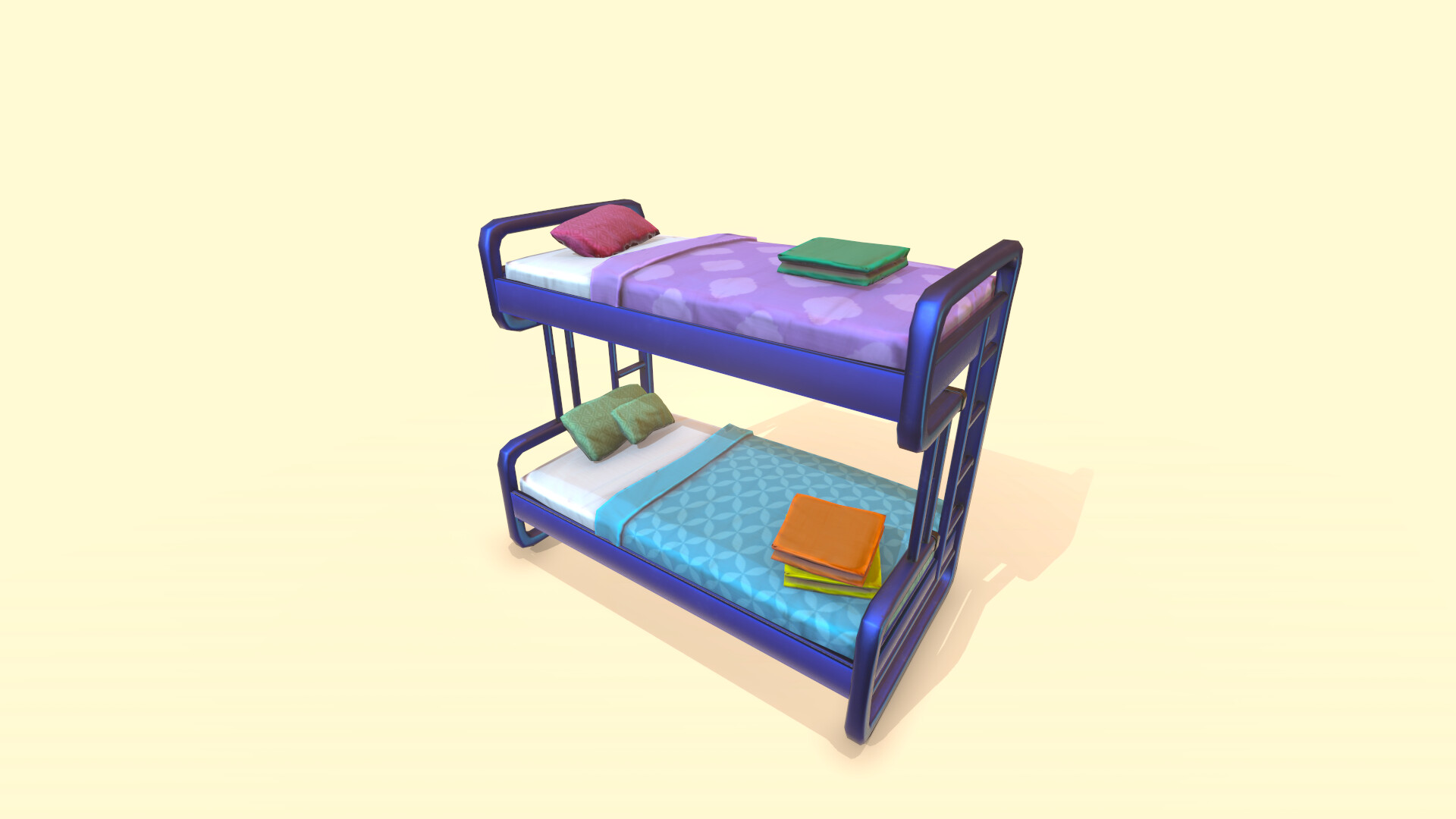 ArtStation - Stylized Bunk Bed