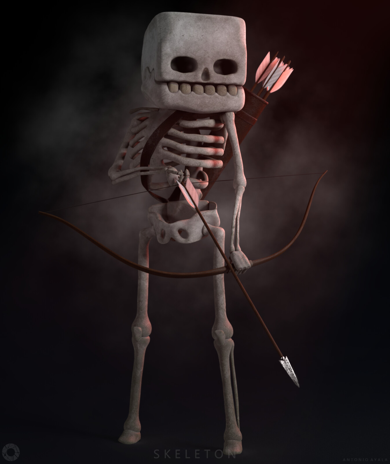 Antonio Ayala - Skeleton | Minecraft Fanart