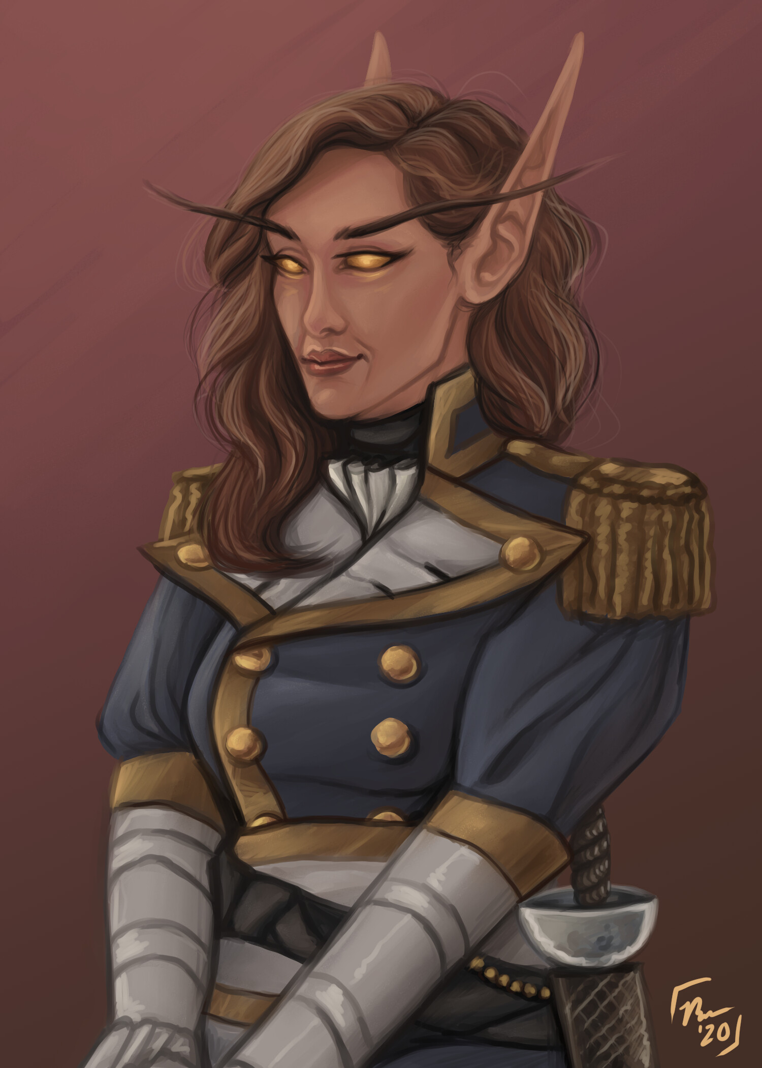 ArtStation - Elf Officer