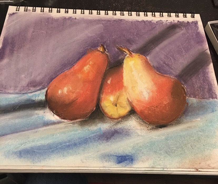 ArtStation - Chalk Pastel Still Life