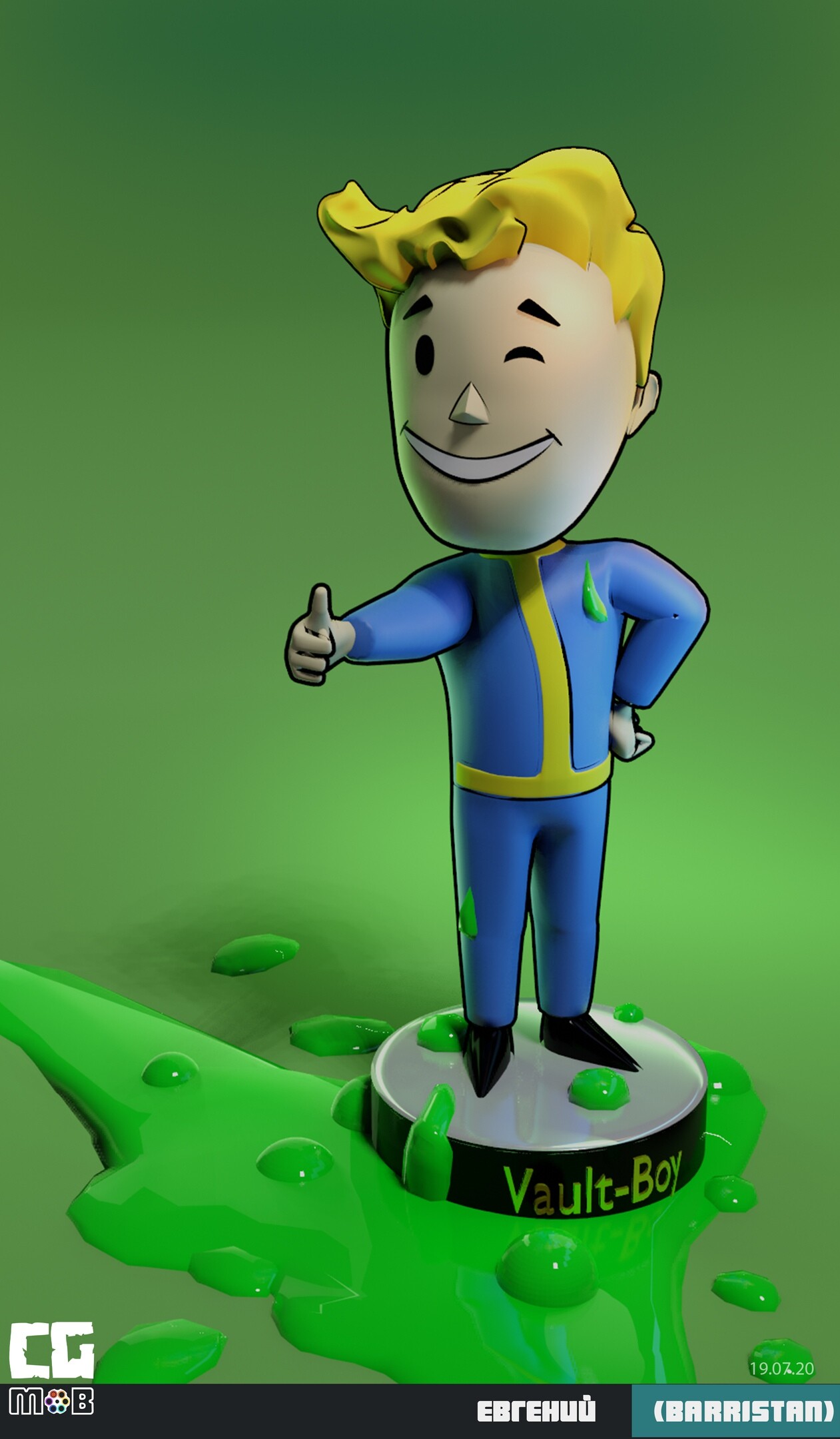 ArtStation - Fallout Vault-Boy