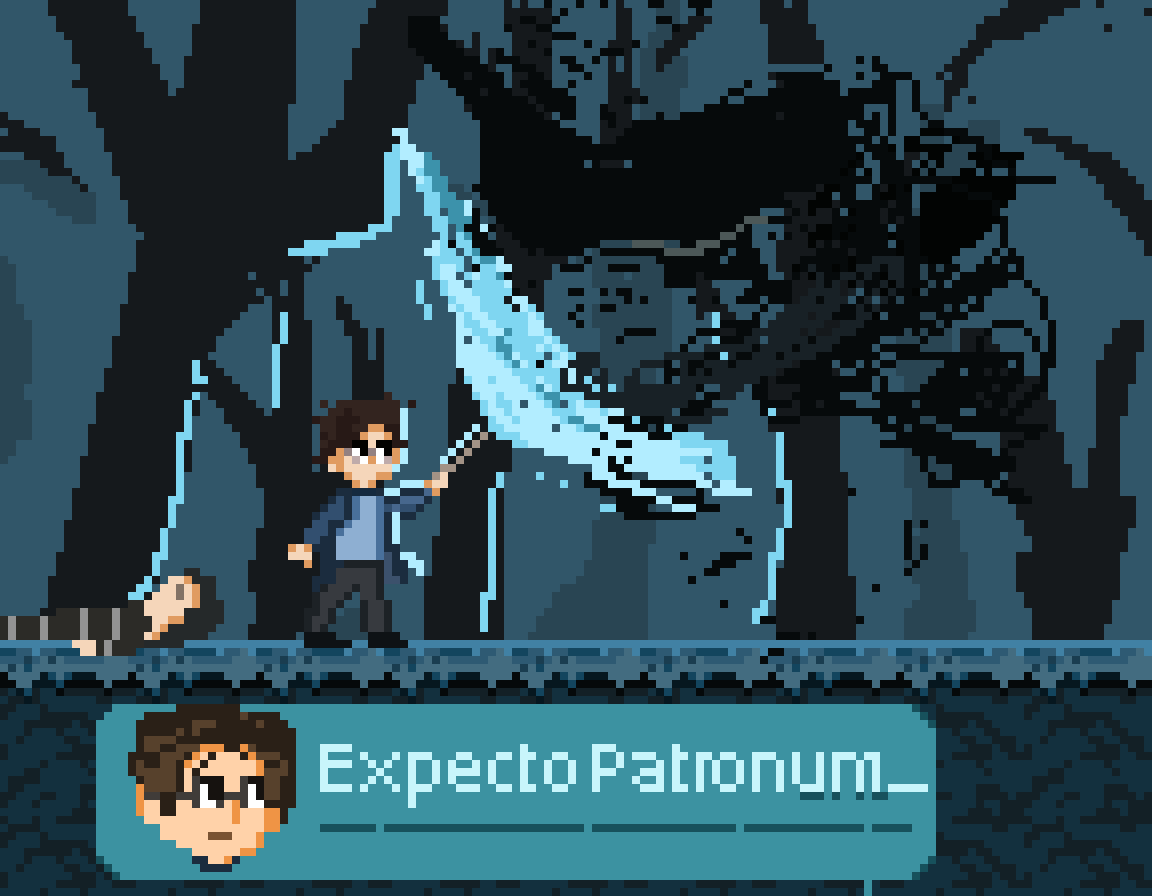 ArtStation - Pixxel Art : Harry Potter's Patronus