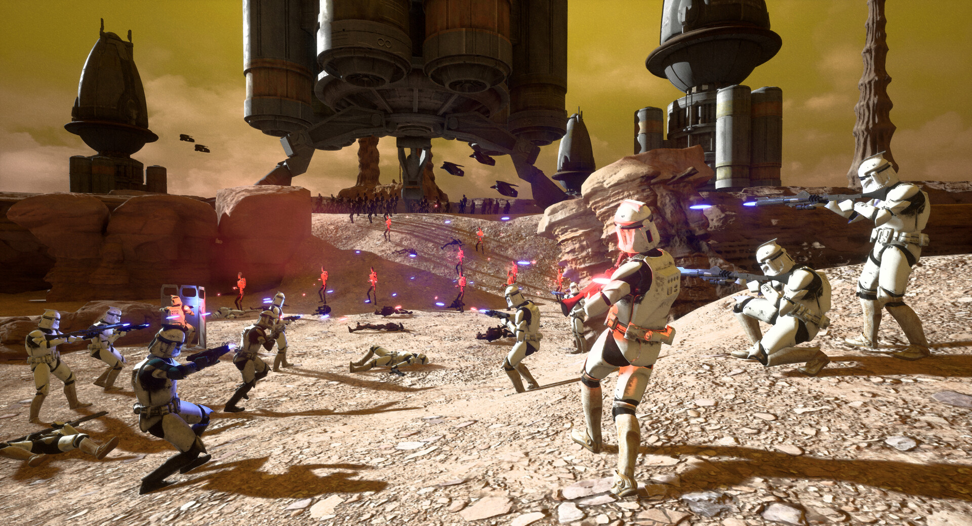 ArtStation - Clone Wars - Geonosis Hardcell Assault