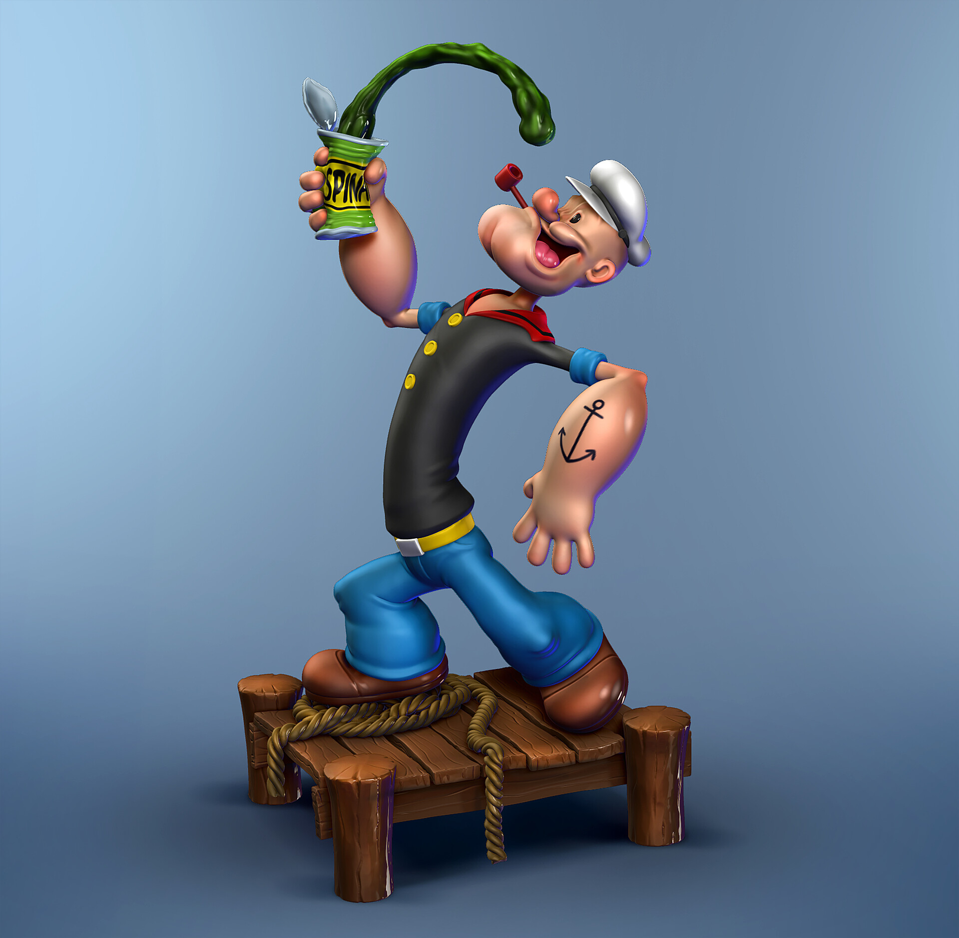 ArtStation - Popeye the sailor man