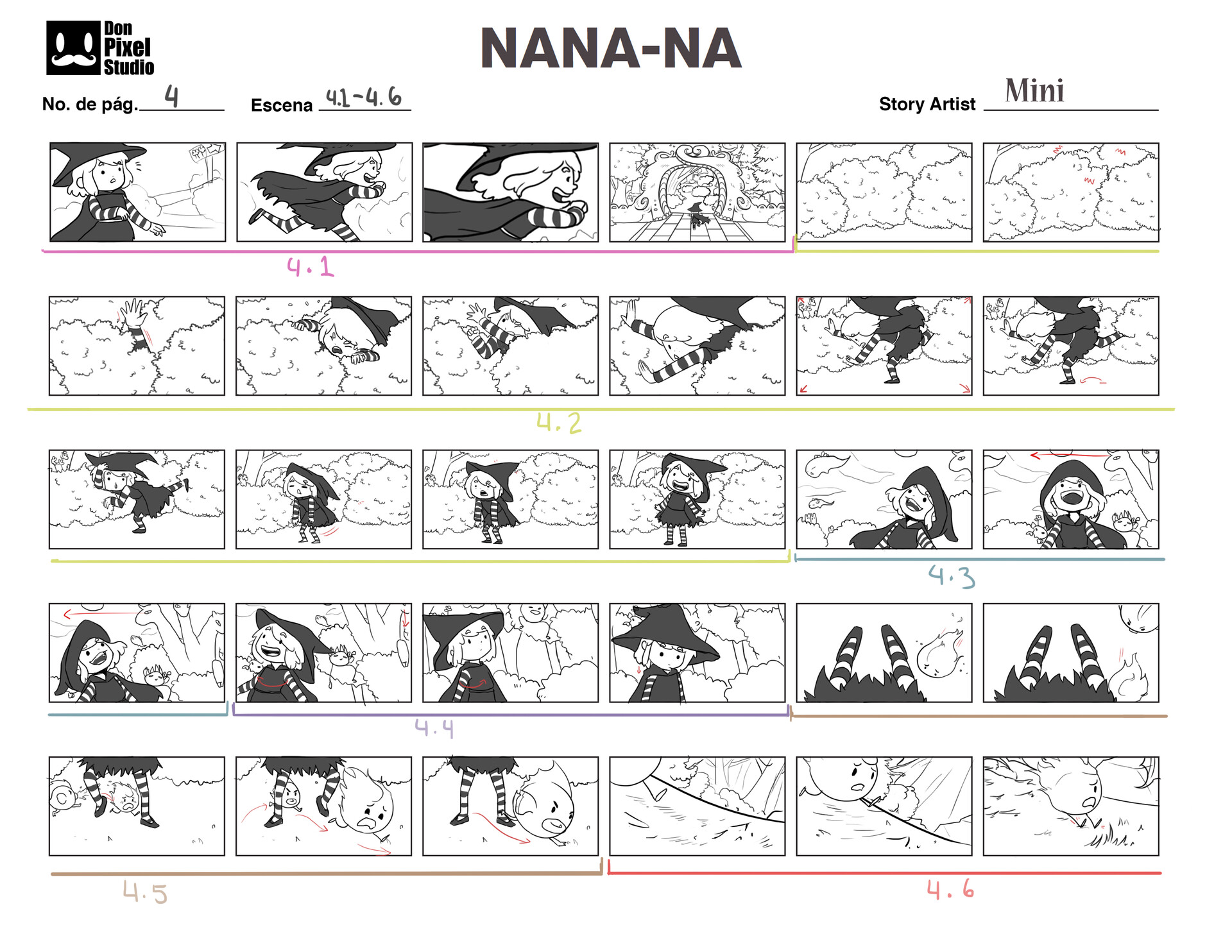 Mini Lara - Nana-Na Storyboard