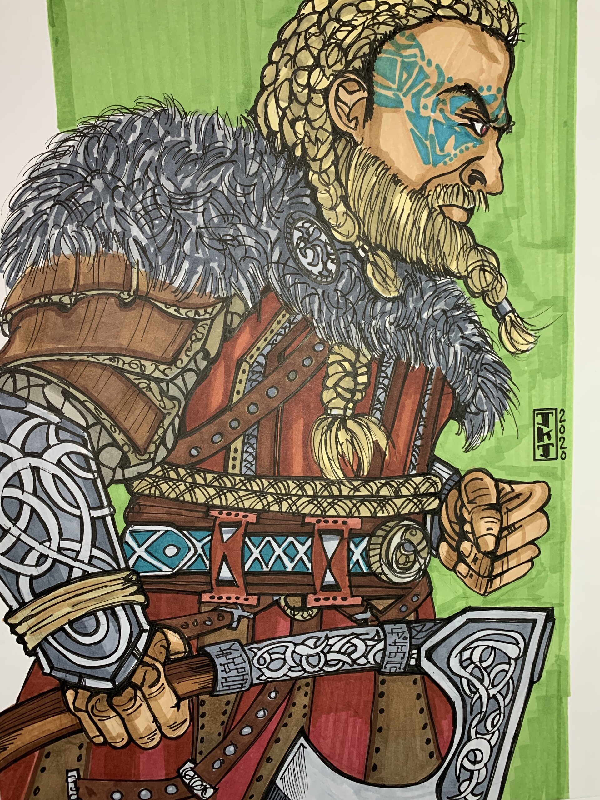 ArtStation - Barbarian Chief