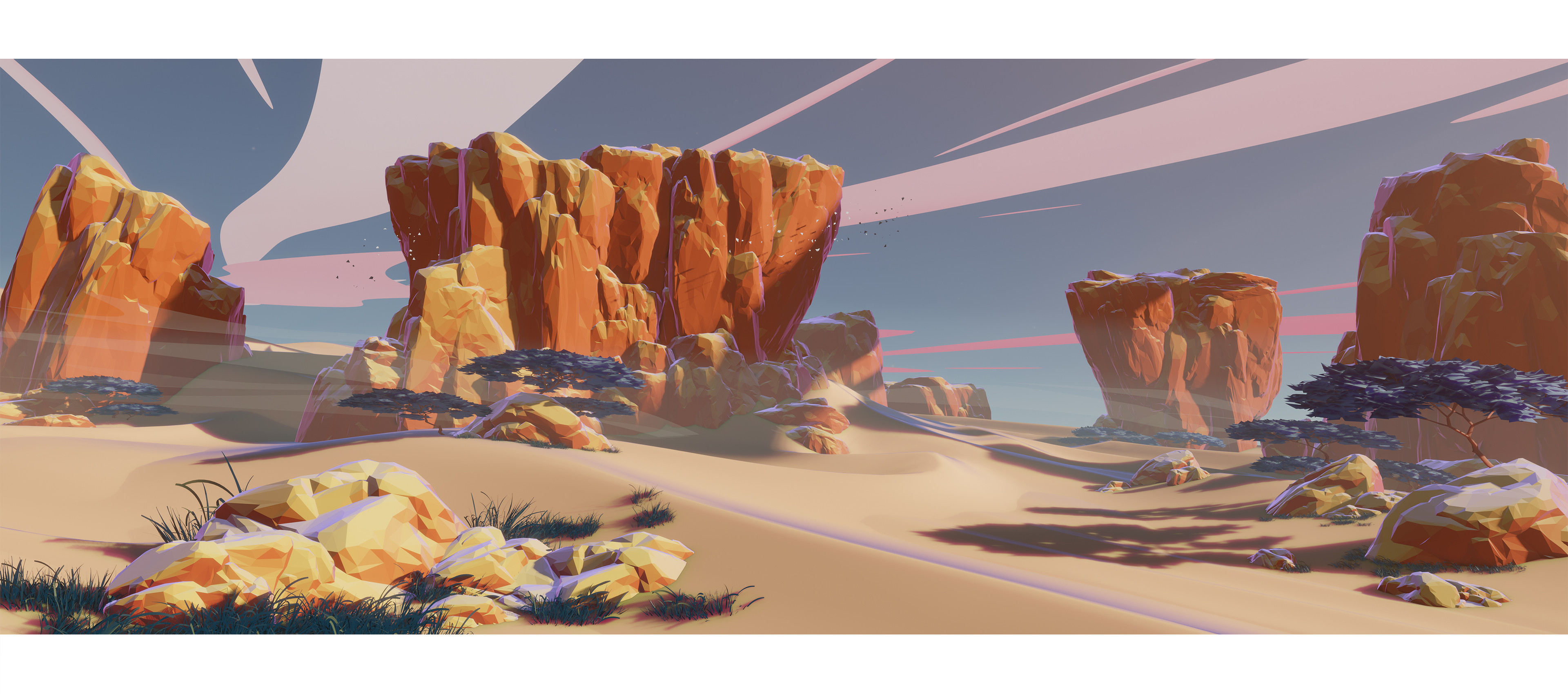 robin-tran-desertenvironmentv2.jpg (3840×1701)-花瓣网