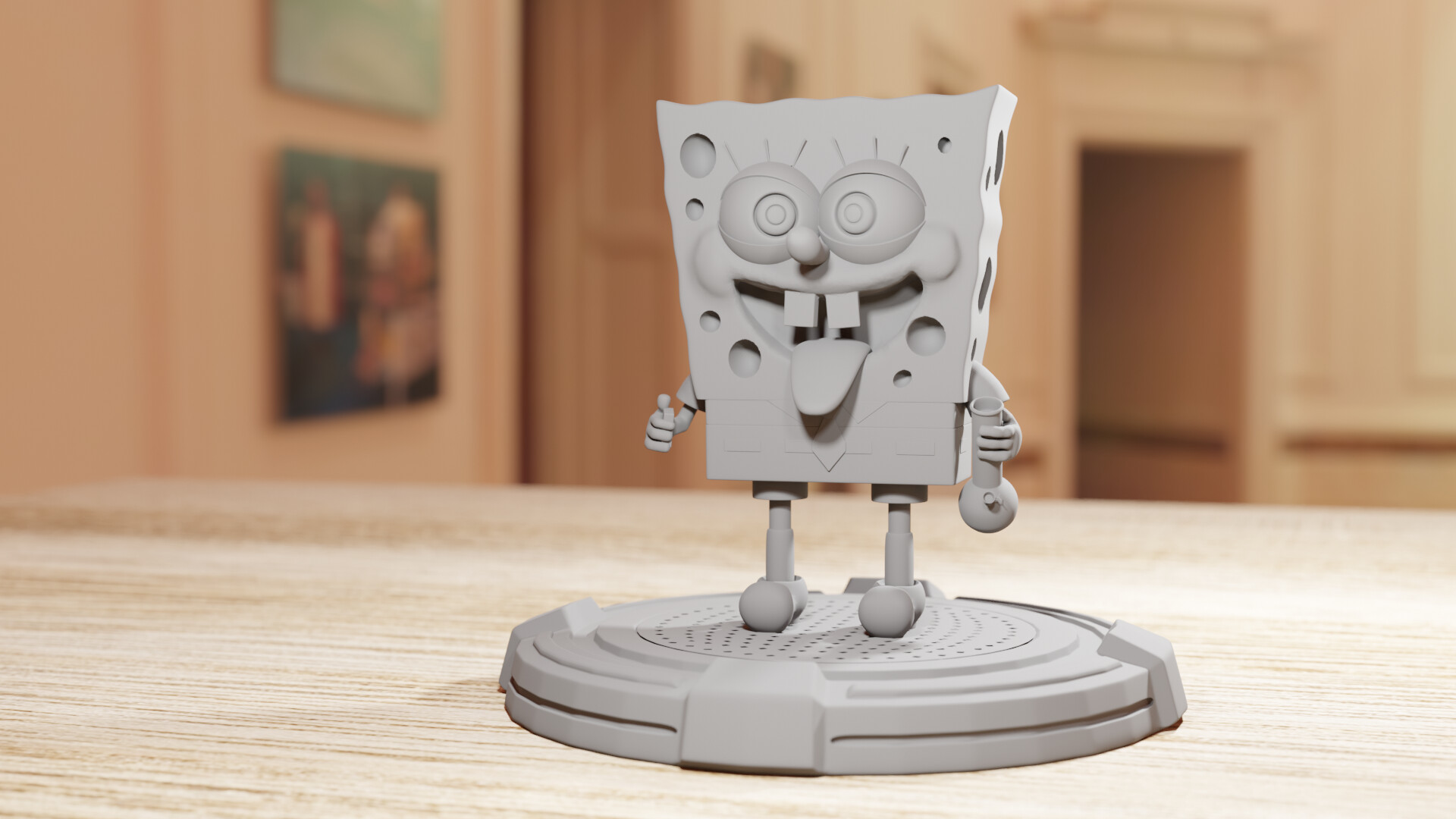 ArtStation - SpongeBob sculpt