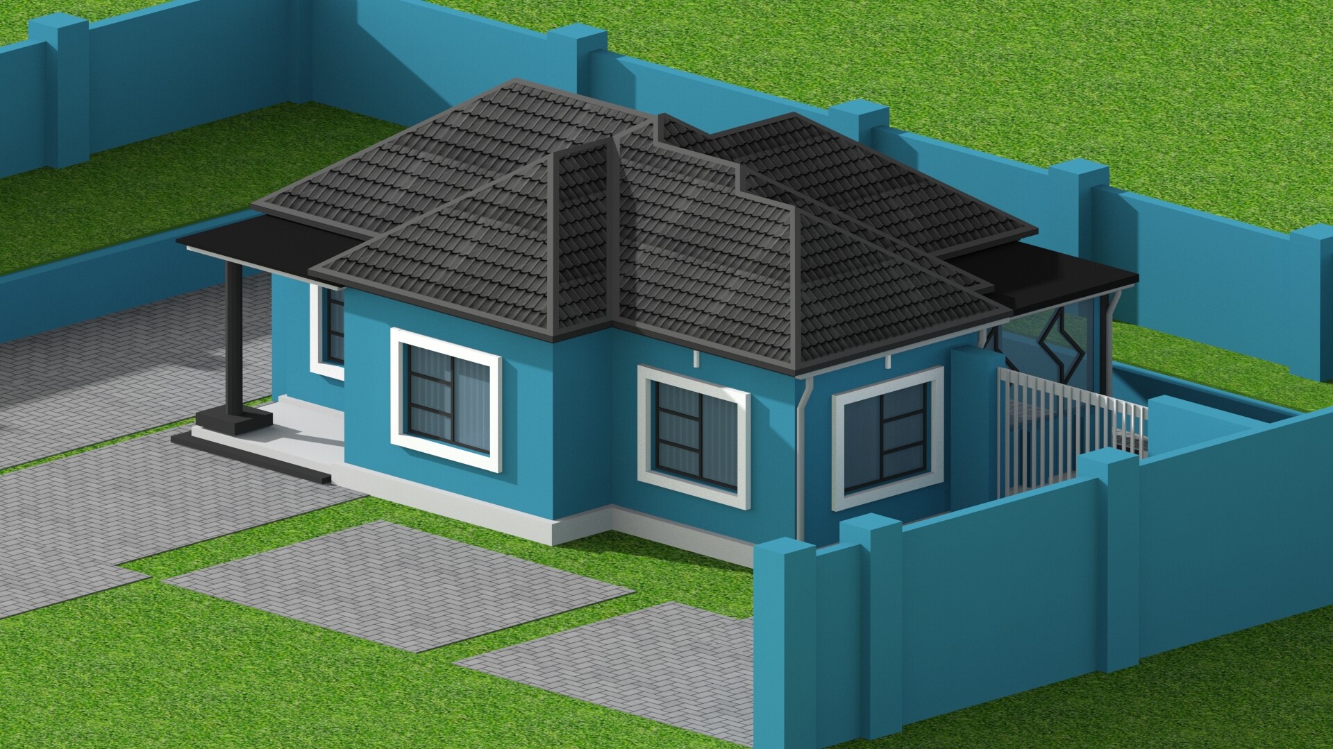 ArtStation - 3D HOUSE MODELING FINAL PRODUCT BY MUTHAPHULI SYDNEY