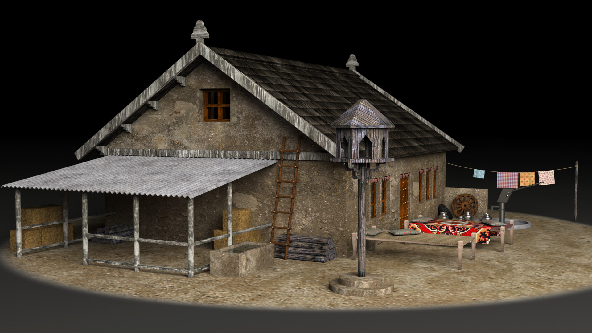 StreakByte - Indian Village's 3D Model