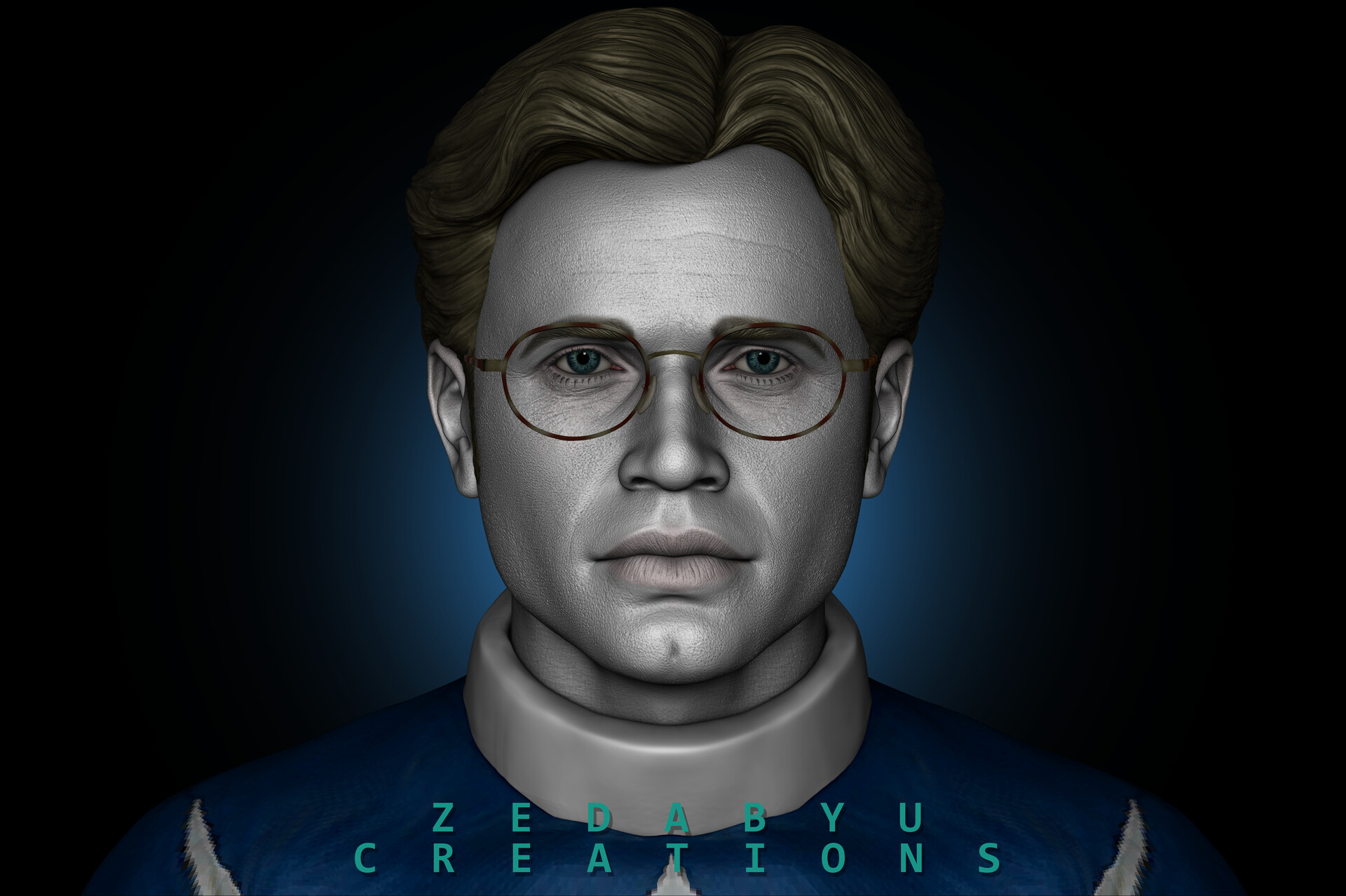 ArtStation - Billy (David Yost) Likeness Practice