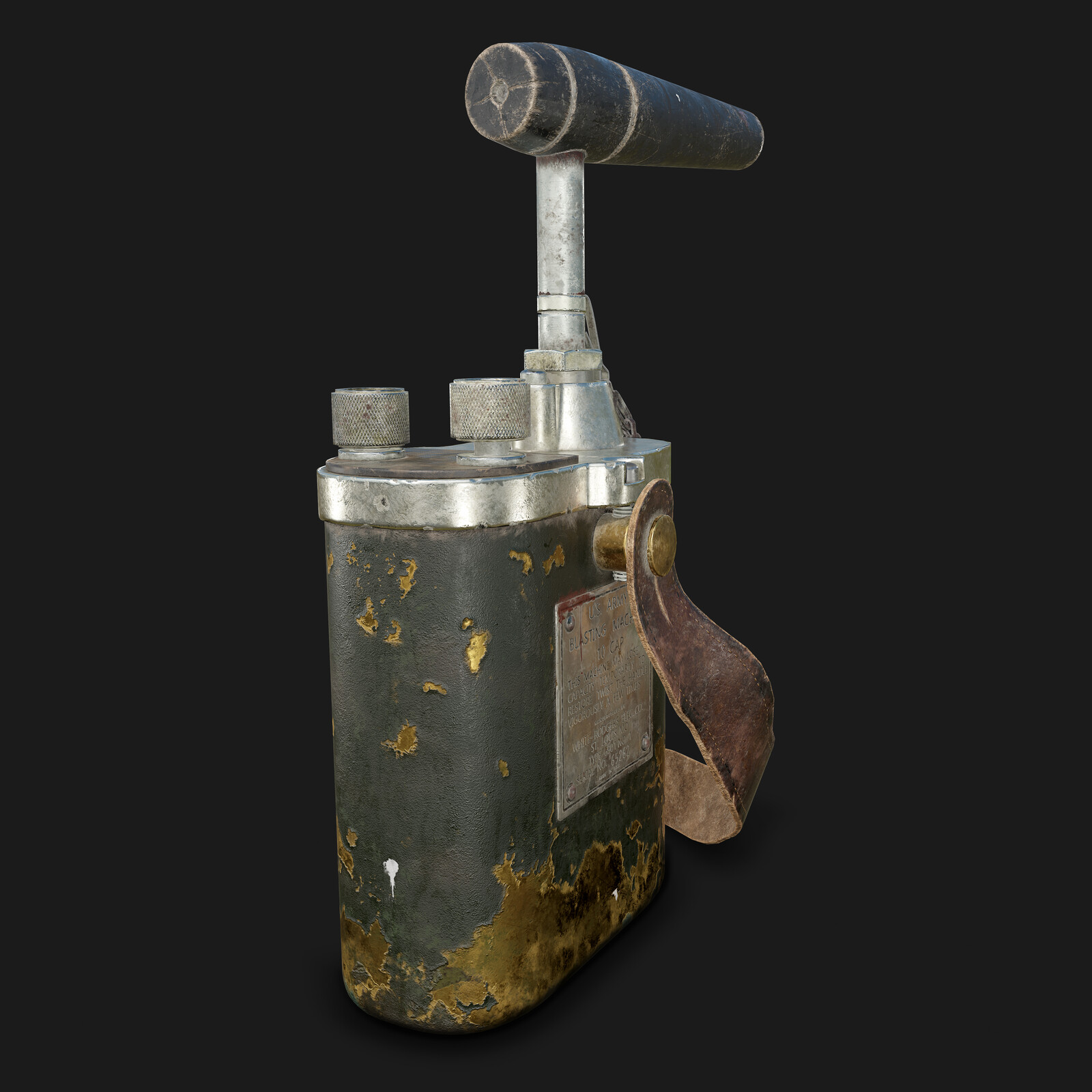 Shiva Tikoo - WWII U.S. Army 10 Cap Blasting Machine