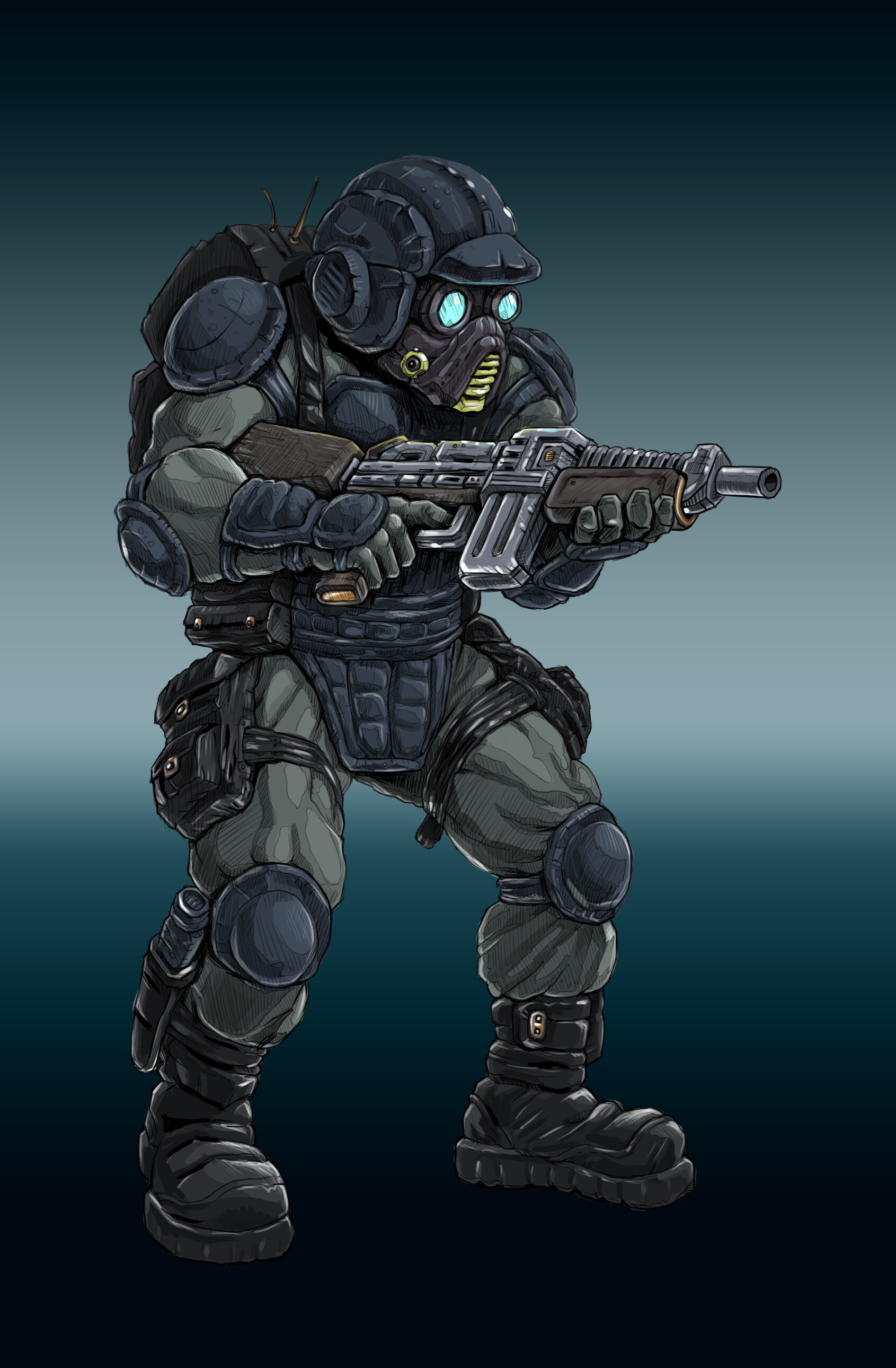 ArtStation - Digital Soldier