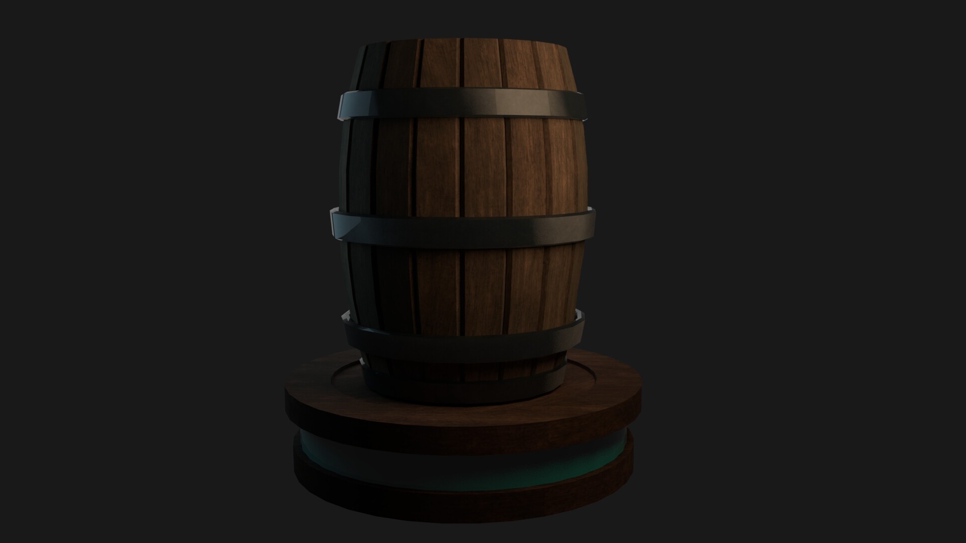 ArtStation - Stylized Barrel for Game