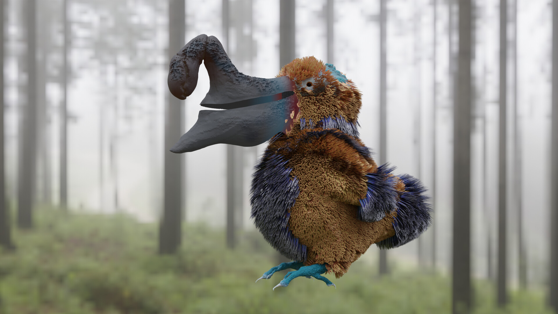 burh cat - Bird From Book