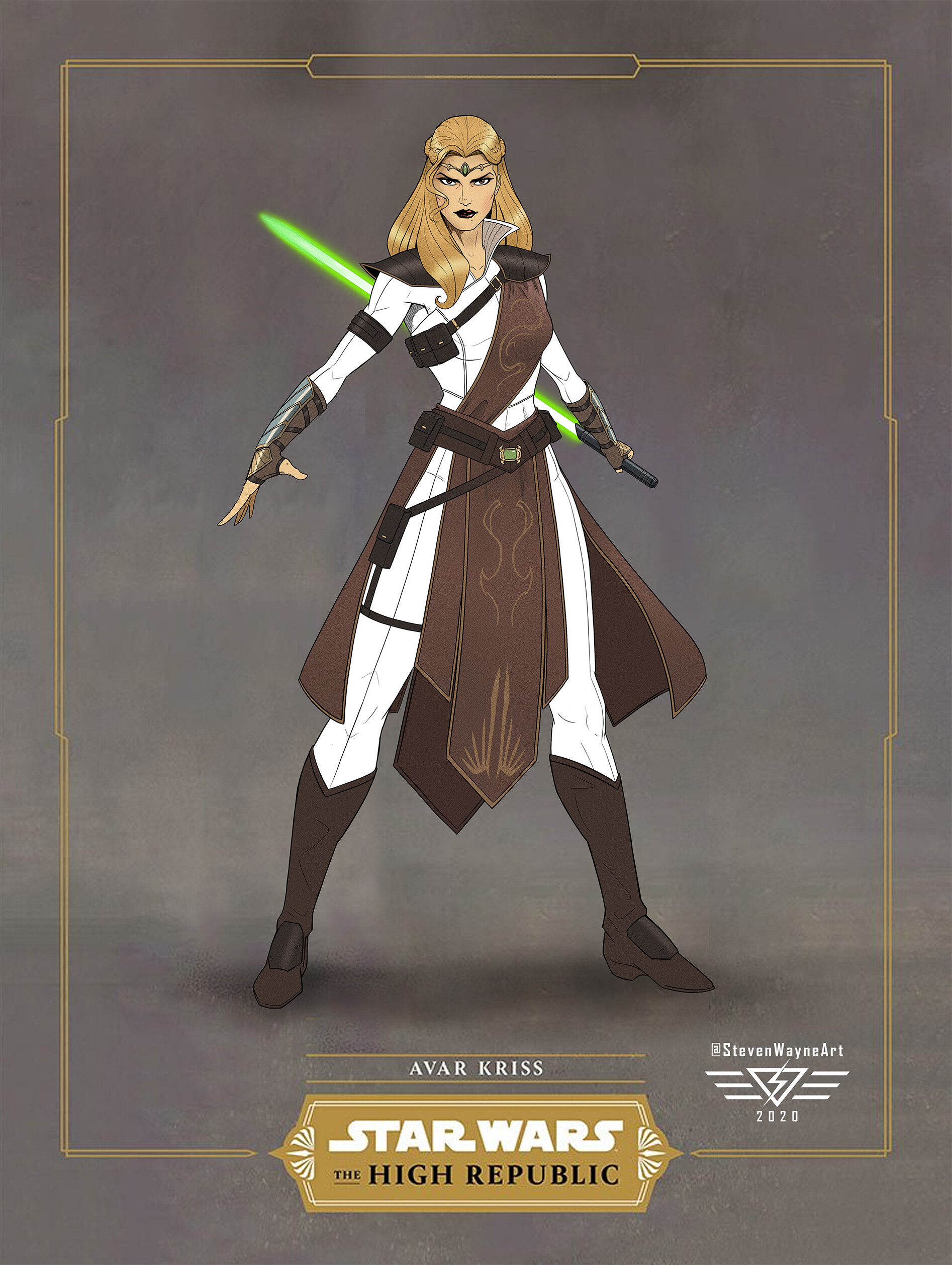 Steven-Wayne Ellison - Star Wars: The High Republic - Avar Kriss (Redesign)