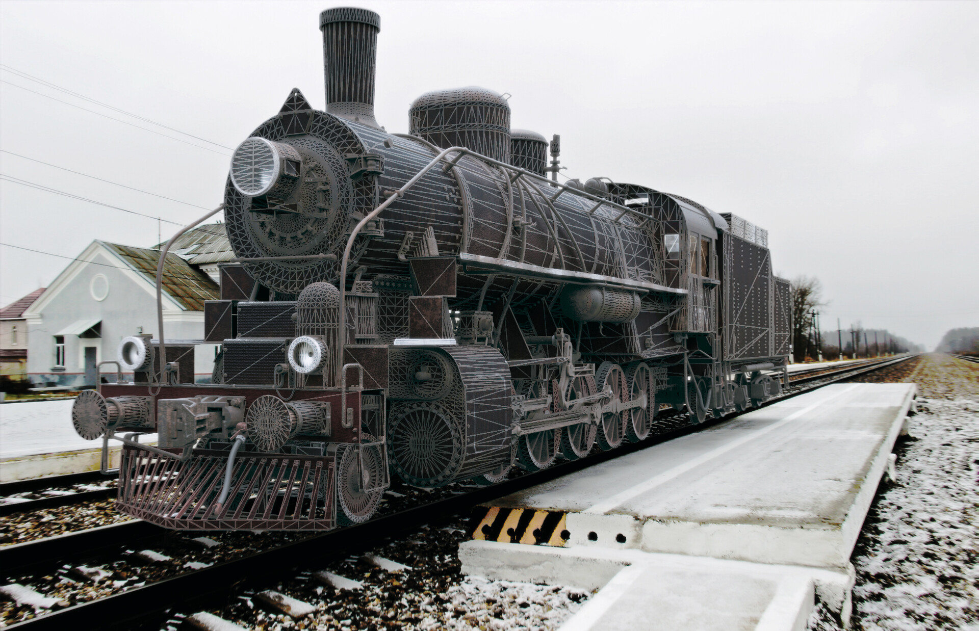 Andrey Mut - Russian Decapod steam locomotive(class Ea). Паровоз серии ...