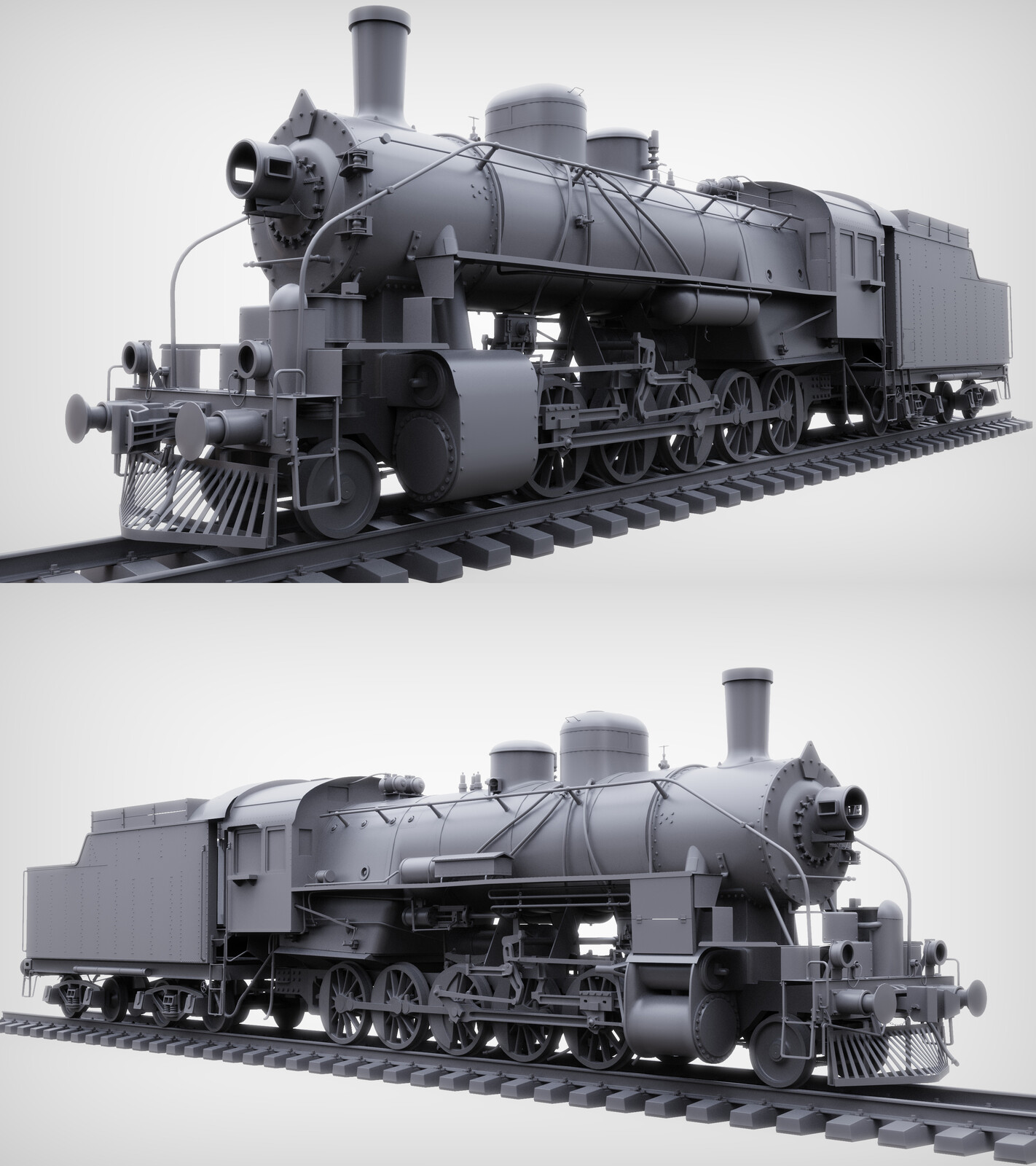 Andrey Mut - Russian Decapod steam locomotive(class Ea). Паровоз серии ...