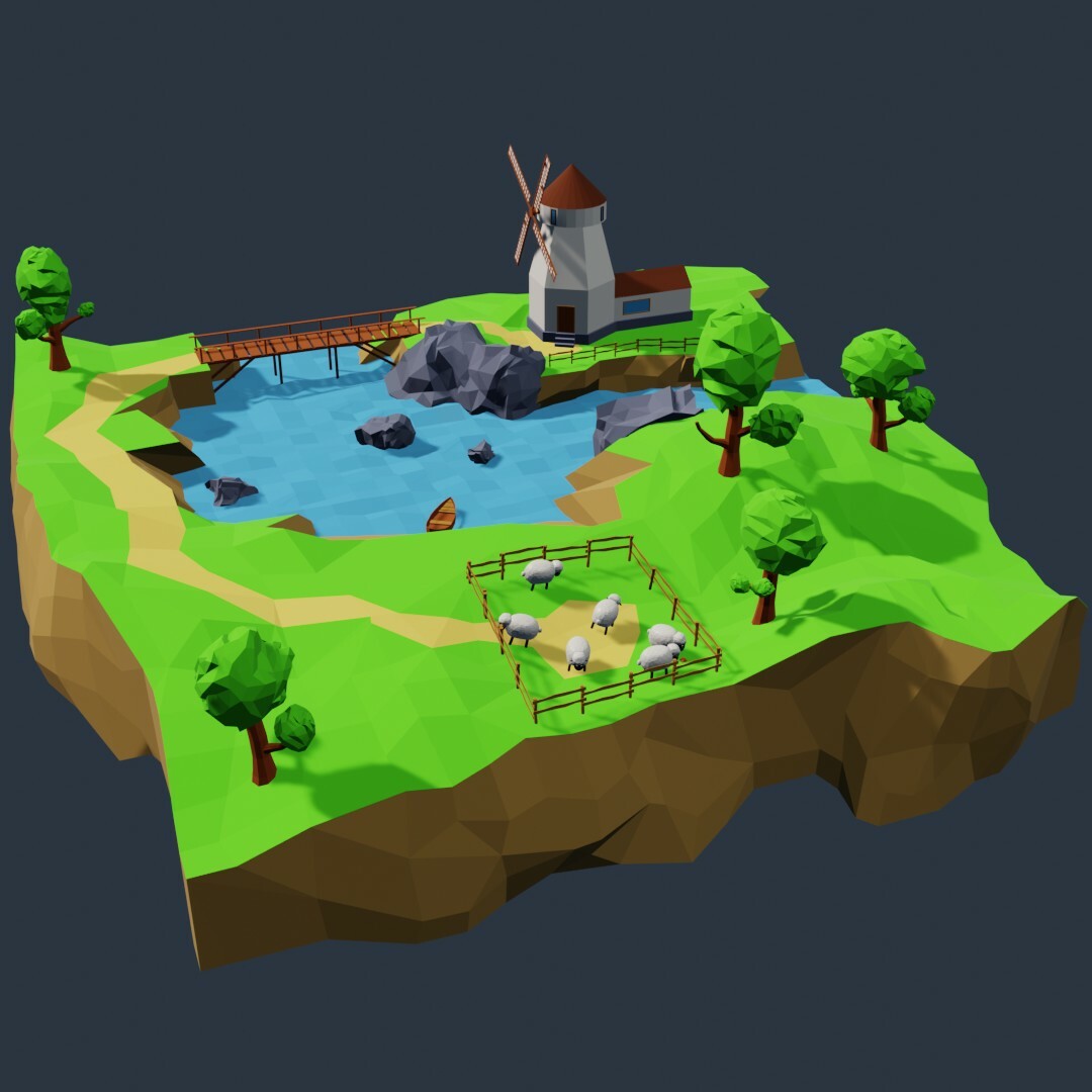 ArtStation - My little farm)