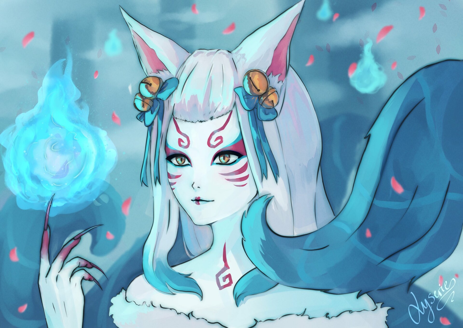 ArtStation - Spirit Blossom Ahri