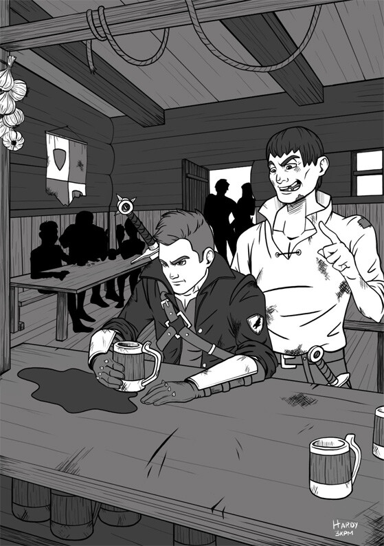 ArtStation - Sad Hog Tavern, Hardy 3KPM