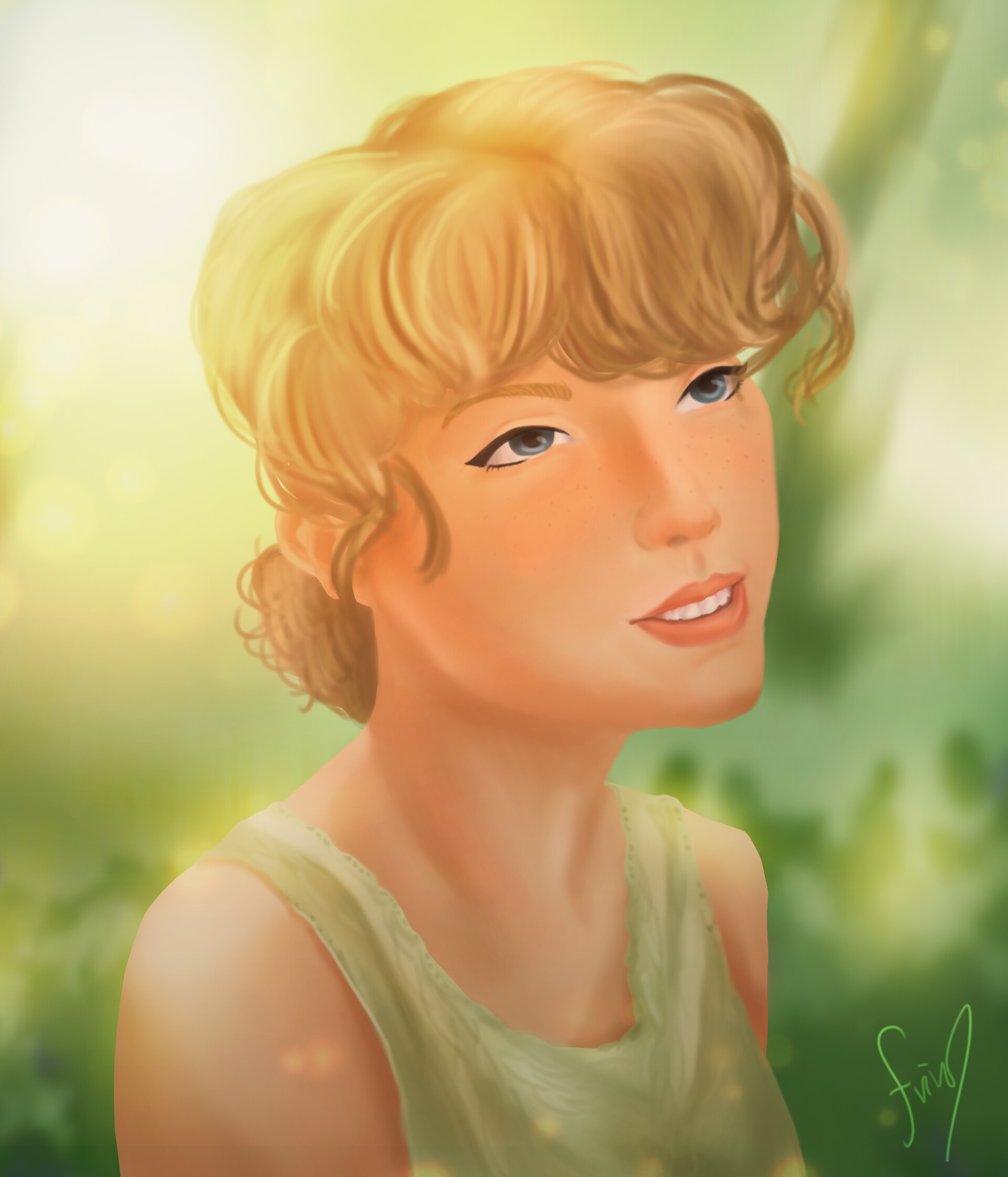 ArtStation - Taylor Swift in Cardigan MV