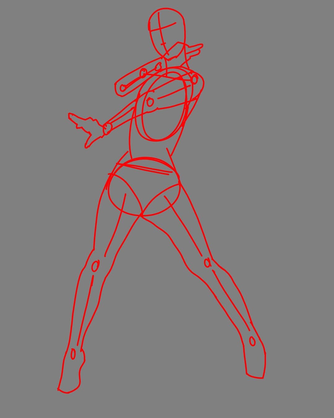 ArtStation - CodeMiko Pose Practice