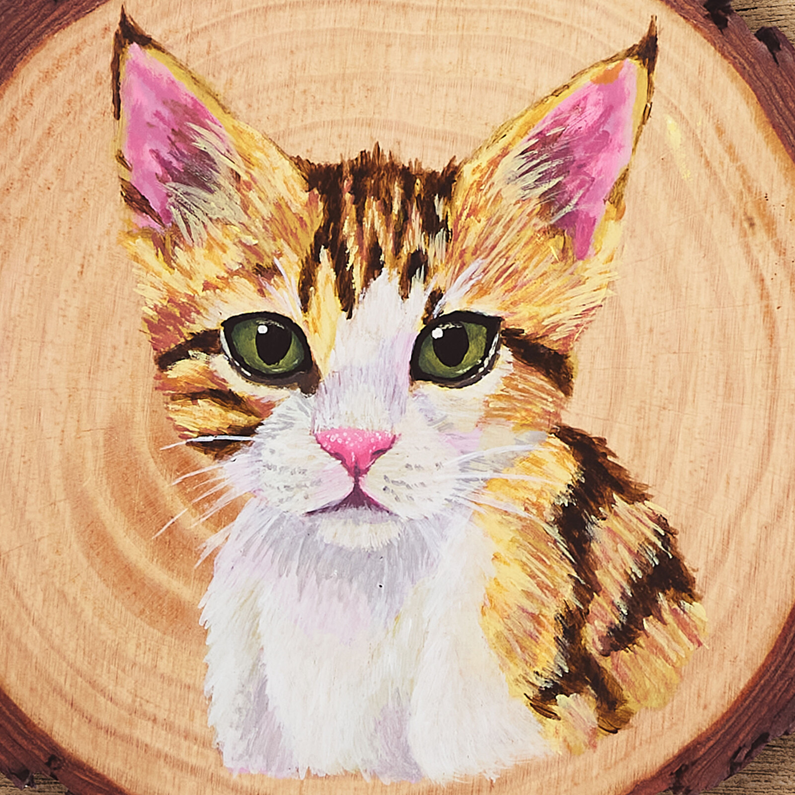 Amy Lawless - Mika - Wood Slice