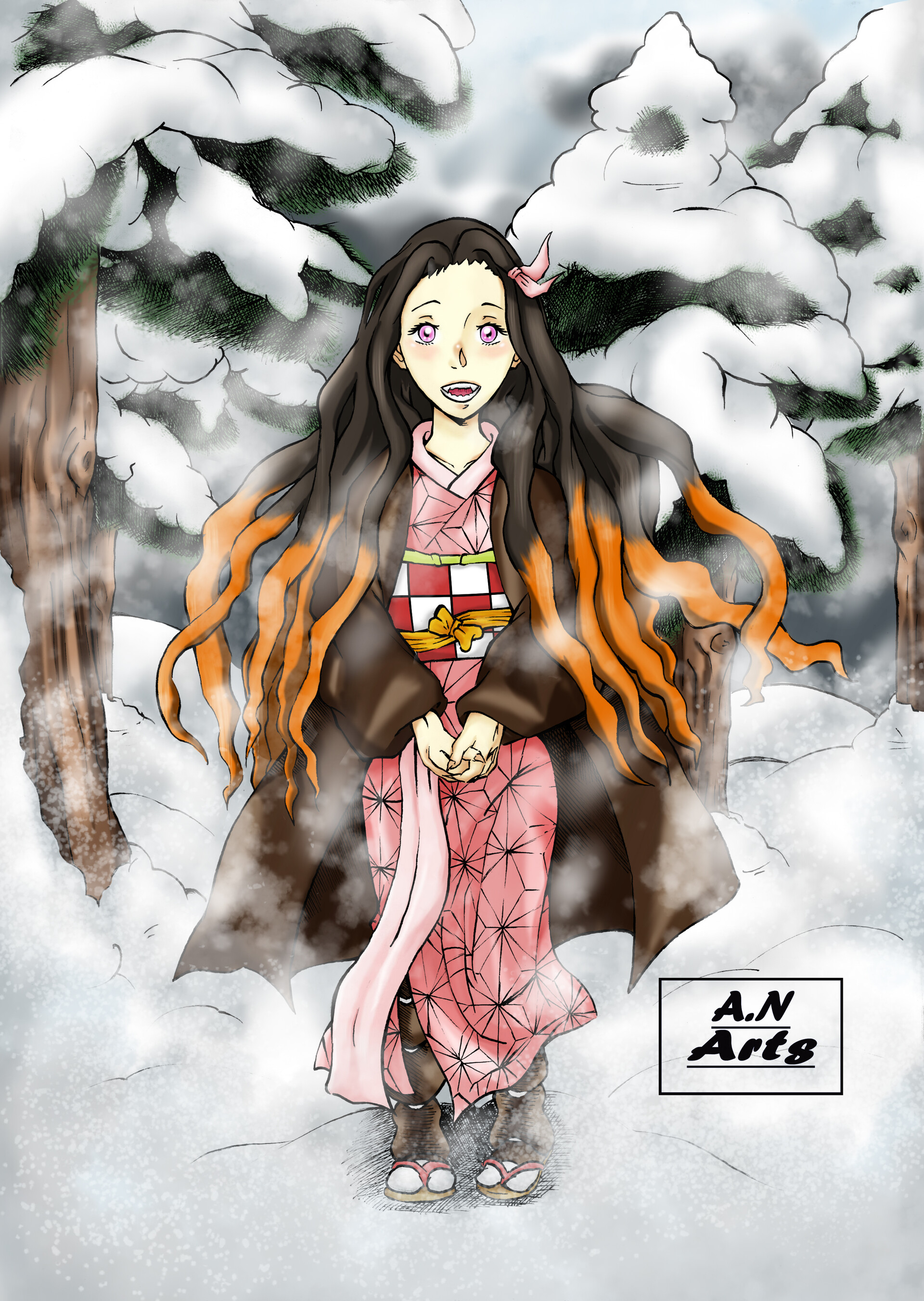 ArtStation - Nezuko Kamado