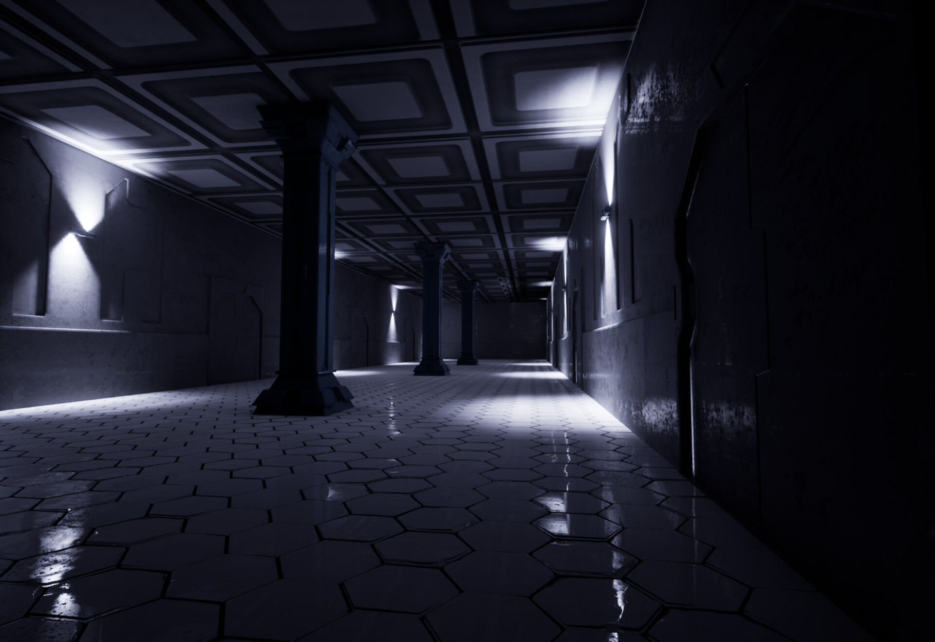 ArtStation - Cyberpunk Apartment