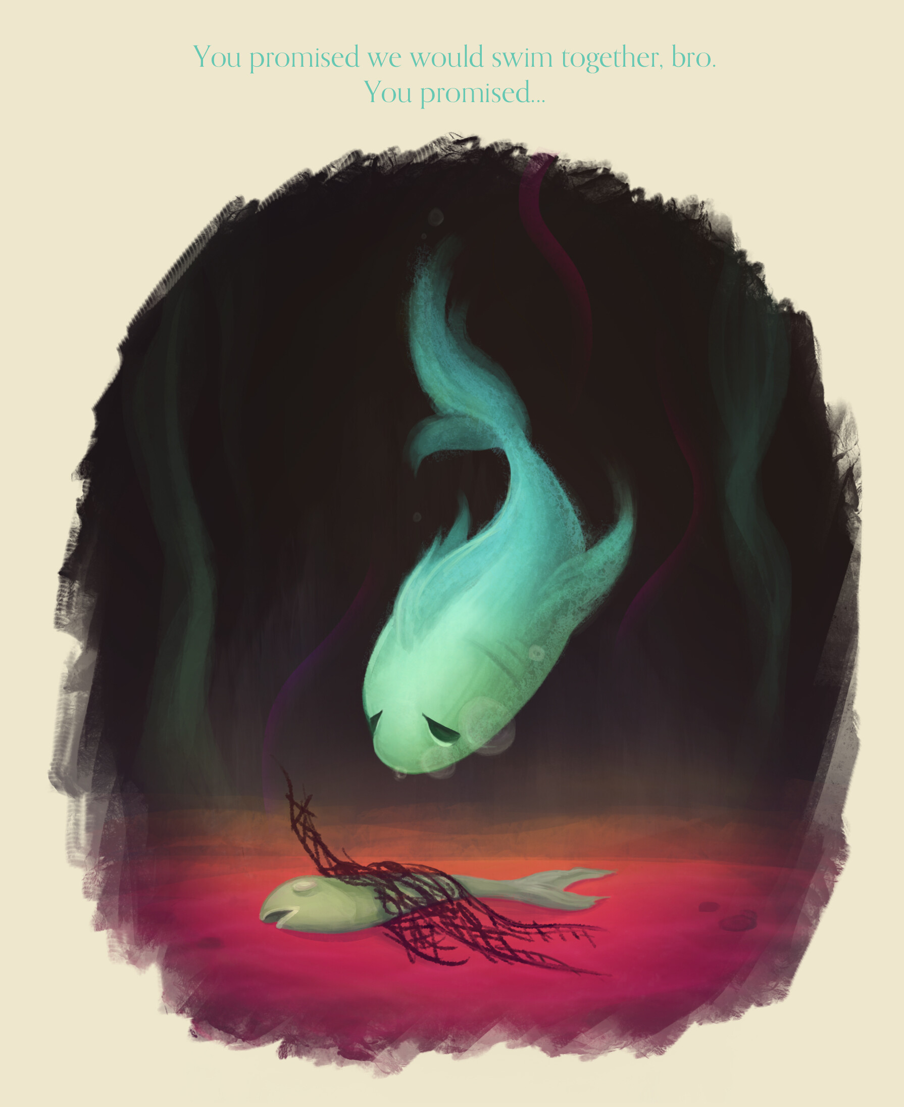 ArtStation - Sad Fish