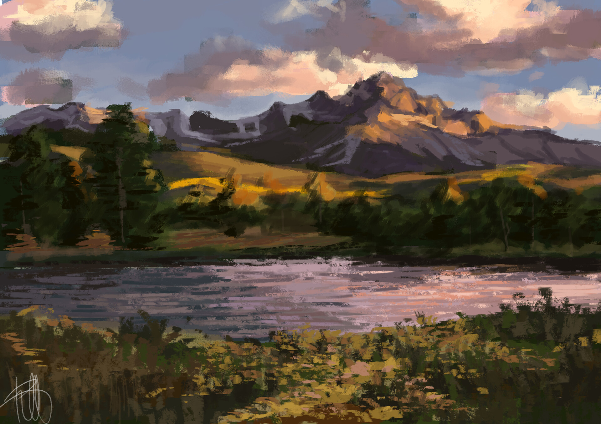 ArtStation - background practice