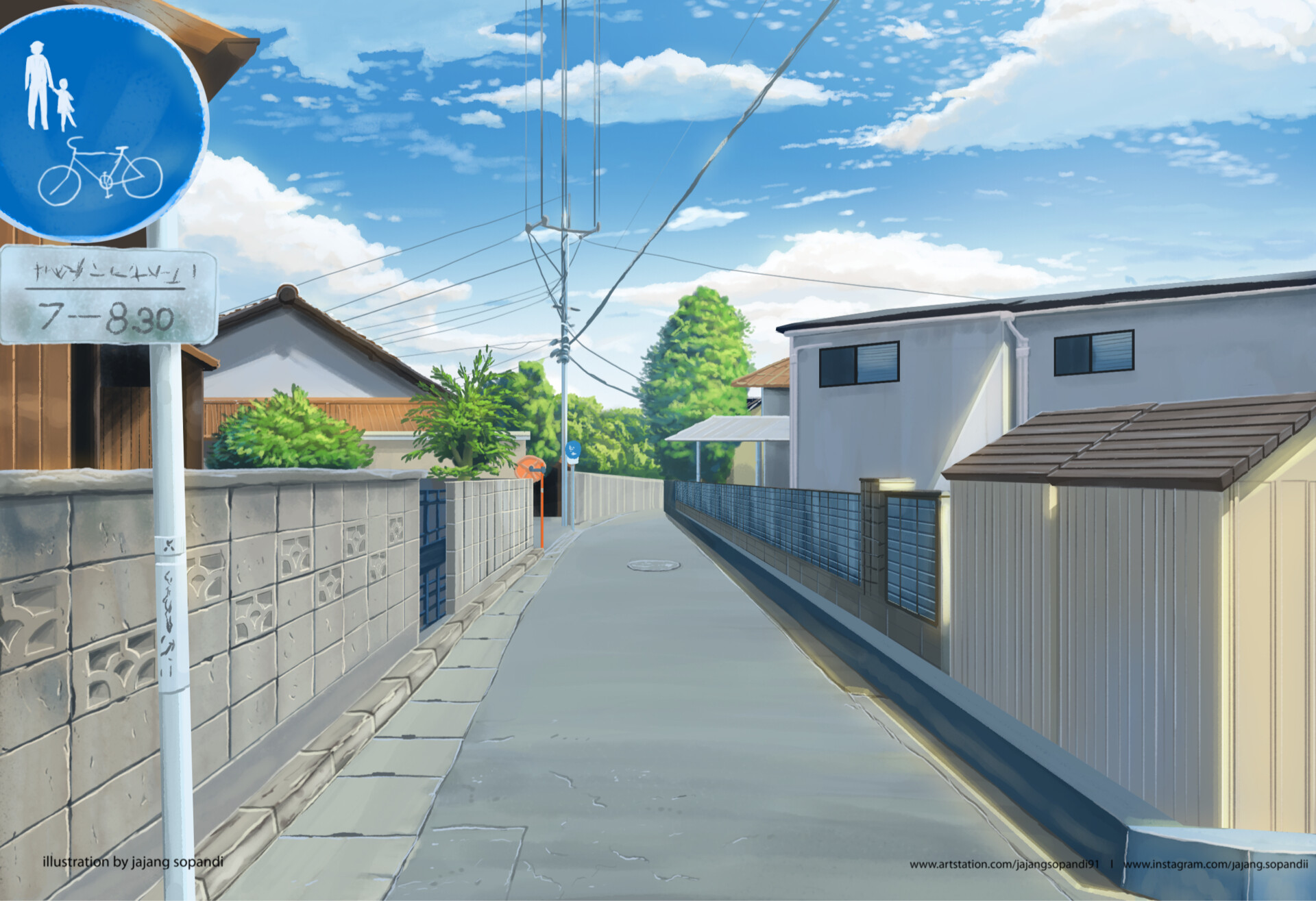 ArtStation - Anime background study