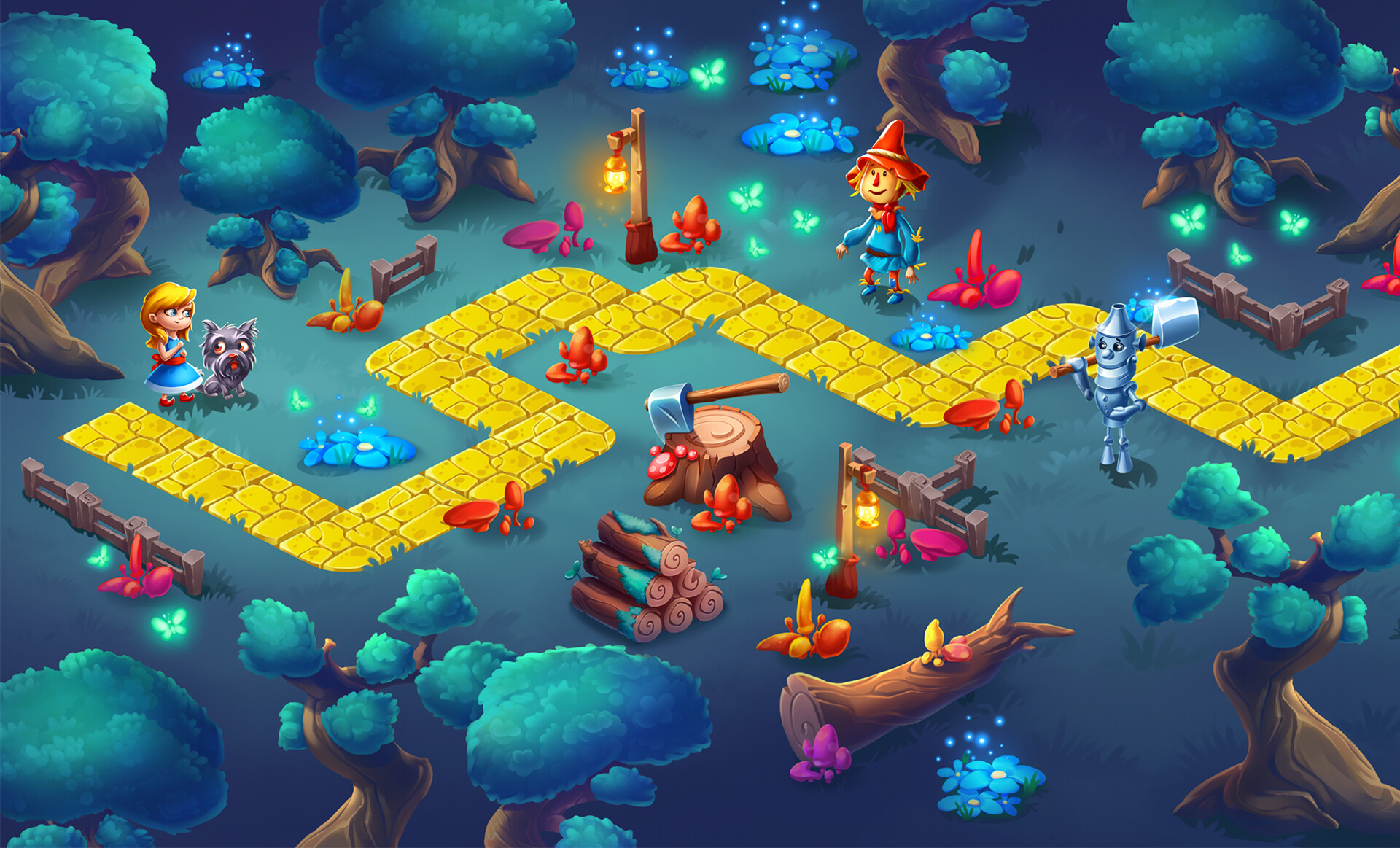 ArtStation - Game scene The Wizard of Oz