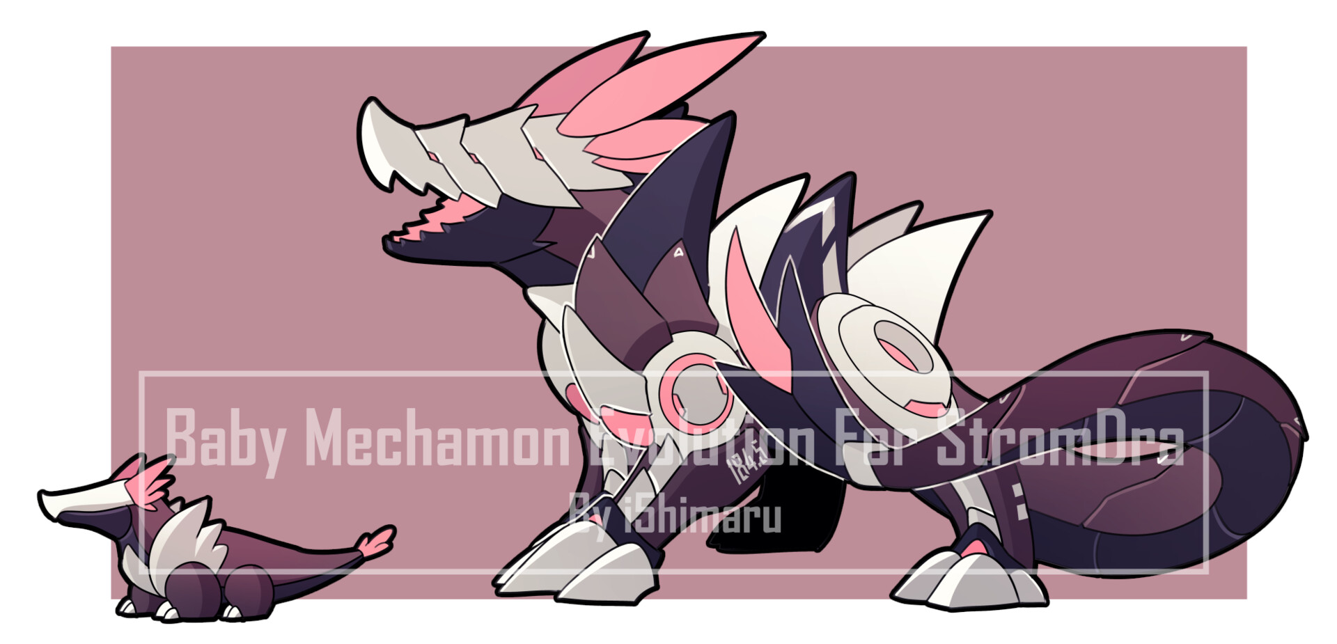 ArtStation - Baby mechmon Evo. VIII For StromDra