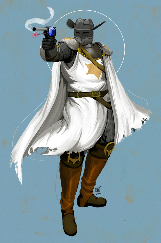ArtStation - Sheriff Knight Commission