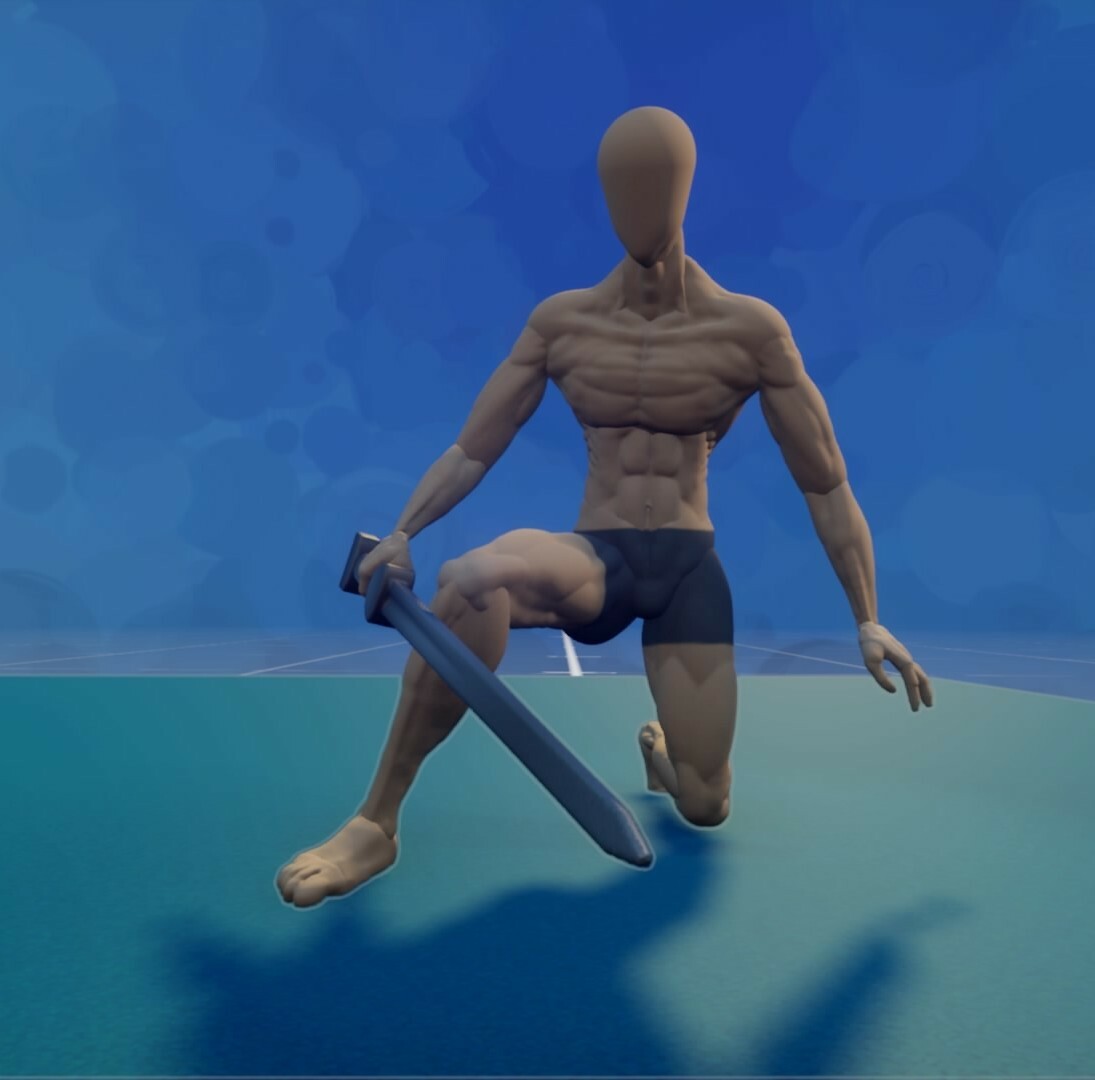 ArtStation - Action pose